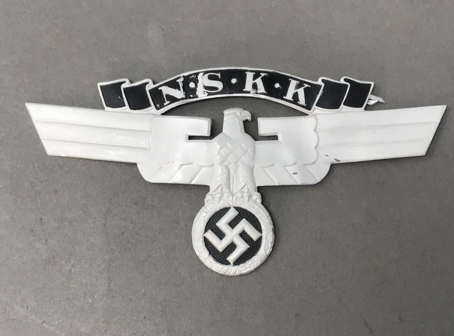 Discover Rare German NSKK Crash Helmet Eagle Certified Relic