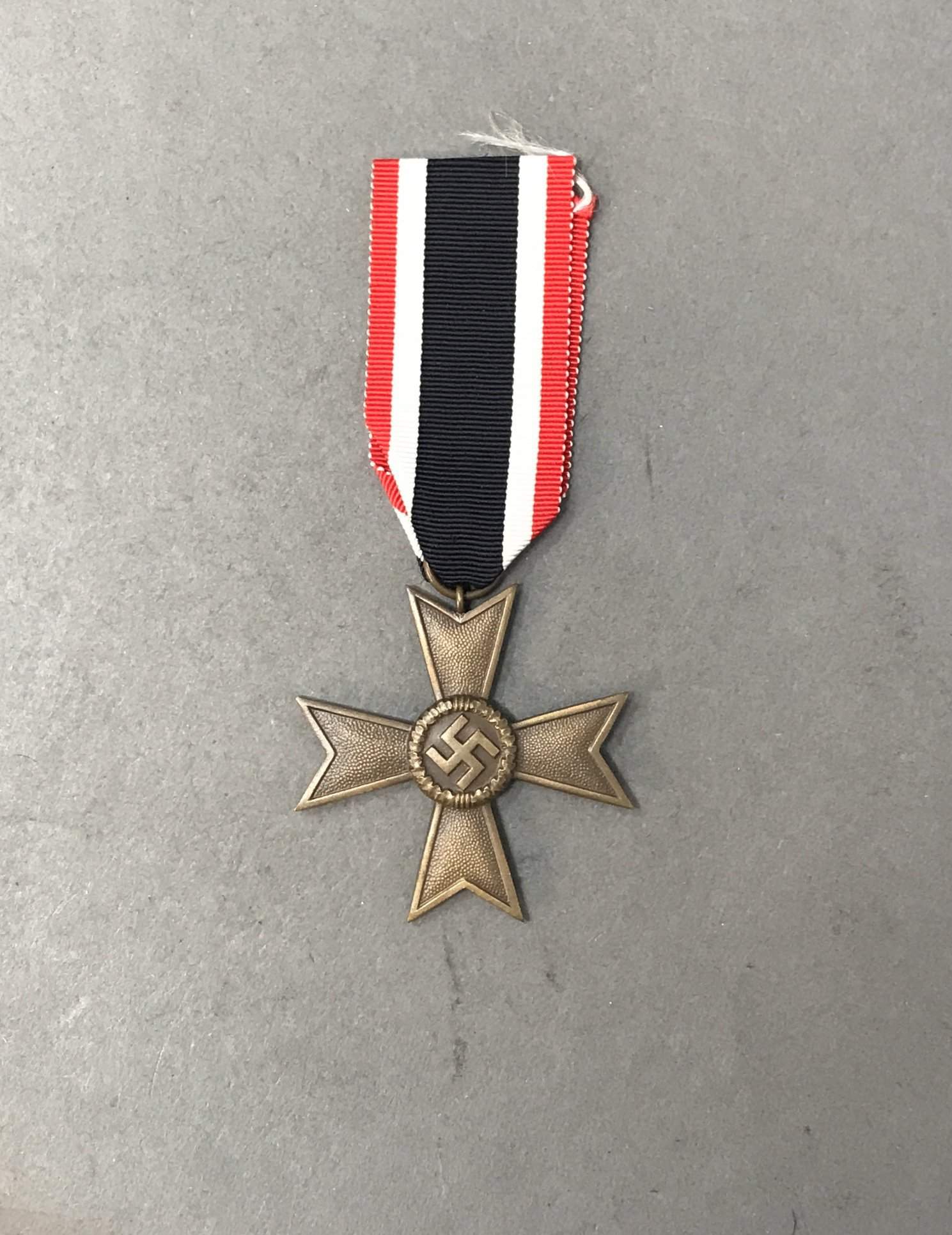 Authentic WWII German War Merit Cross with Ribbon
