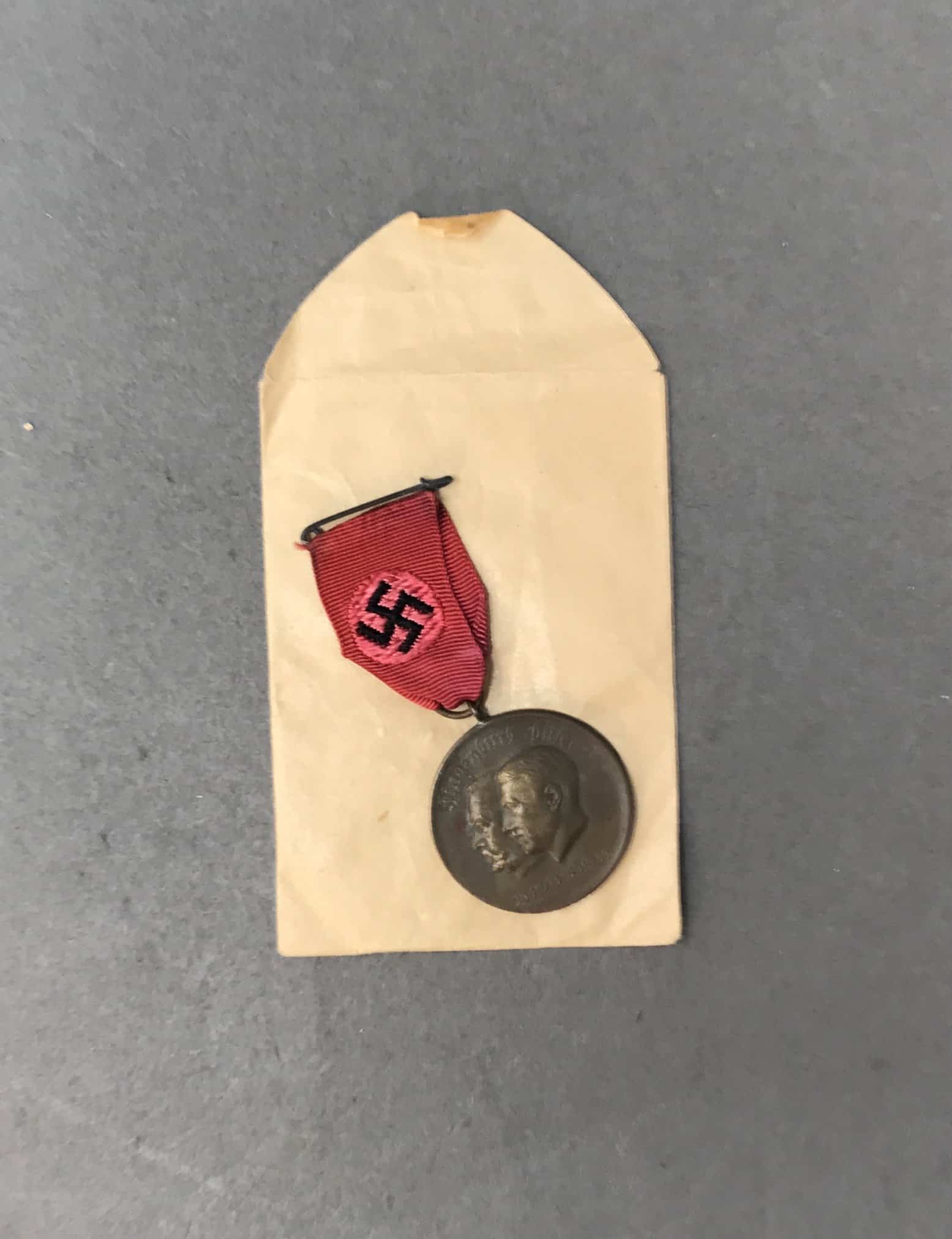 Unearth Rare 1933 Hindenburg Hitler Election Medal Artifact