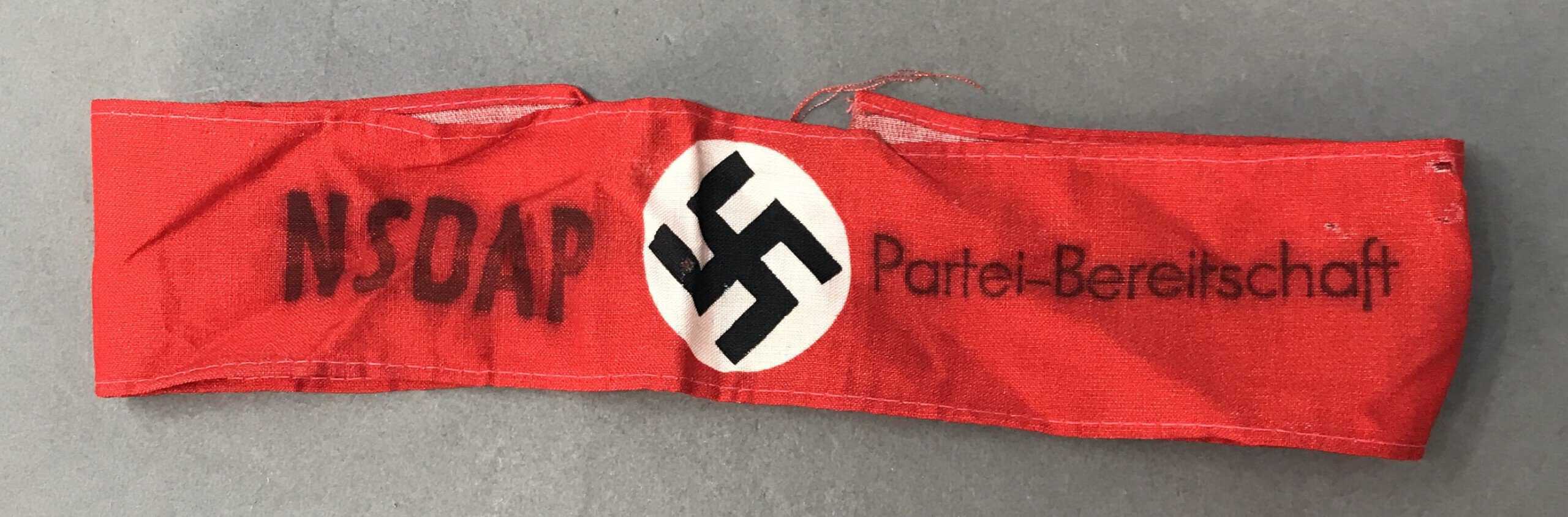 Rare Authentic NSDAP Armband - Museum Certified Relic