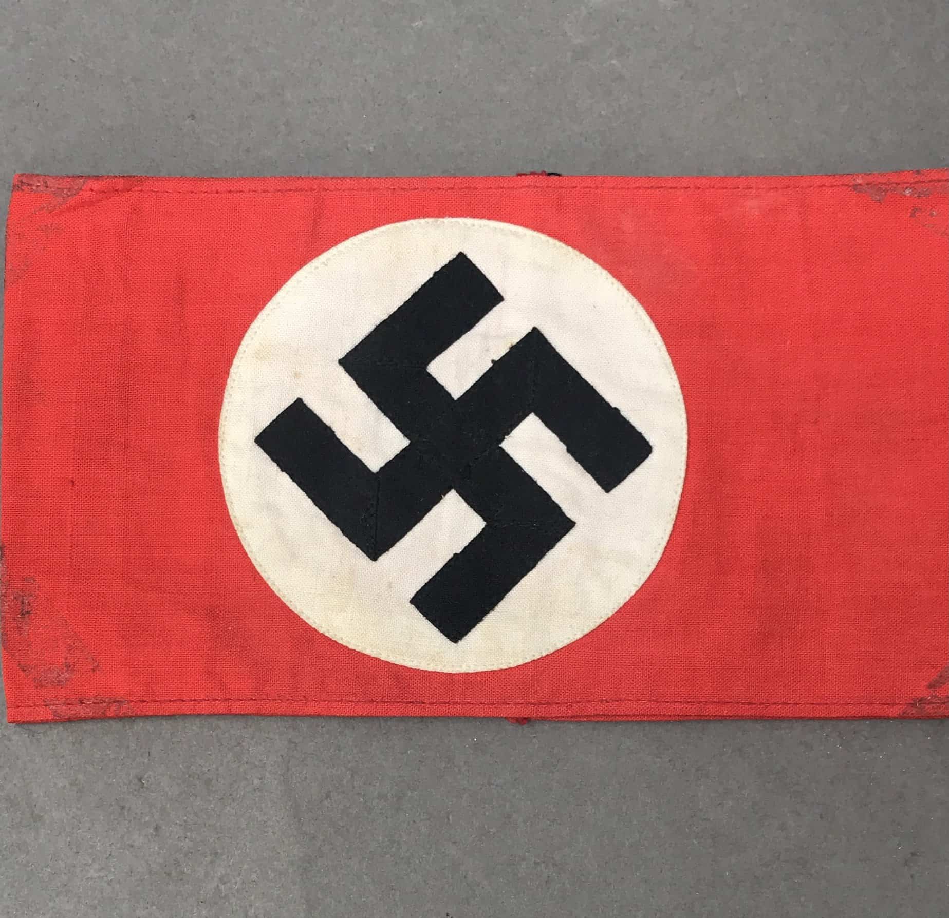 Rare WWII Nazi German Armband with RZM Tag