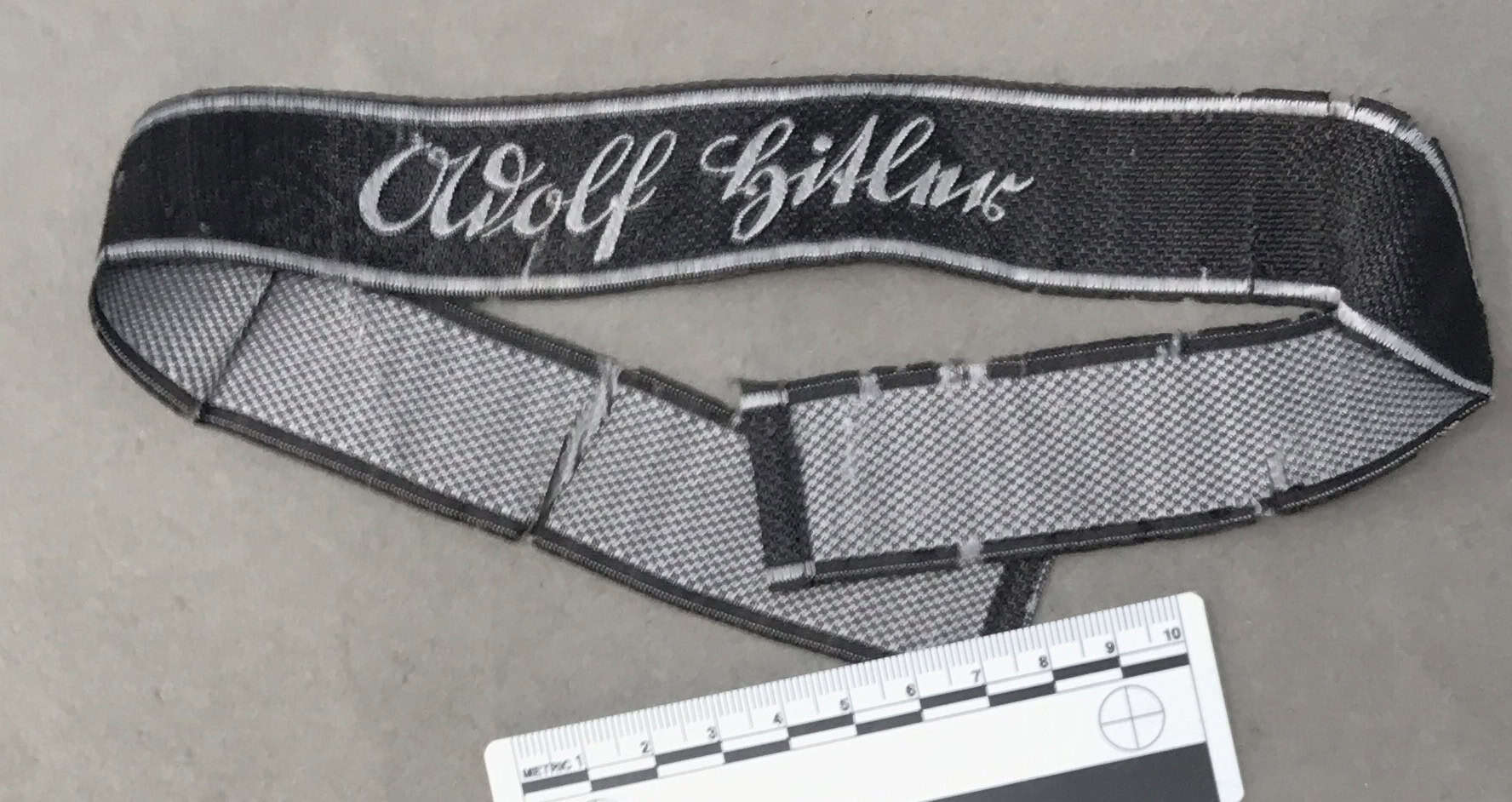 Original WWII German Waffen SS Cuff Title Certified For Sale
