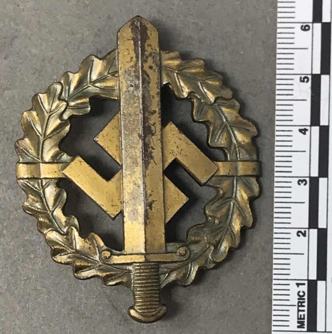 Delve Into Authentic WWII NSDAP Bronze Sports Badge Relic