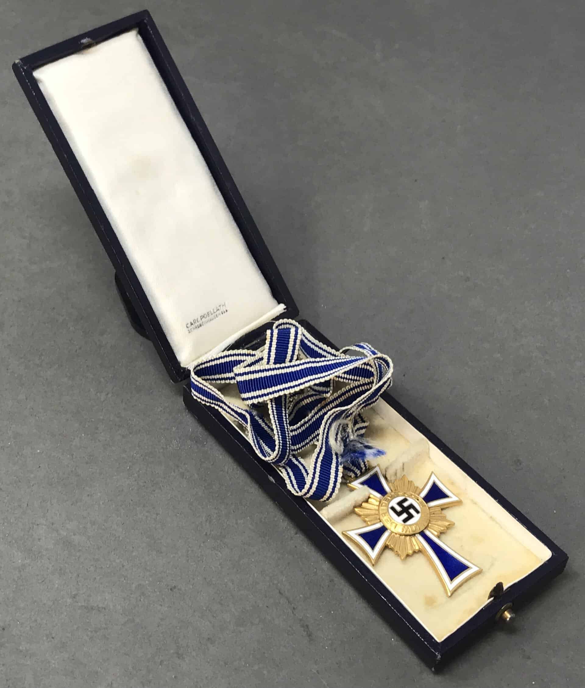 World War II Gold German Mother’s Cross: Authentic & Rare