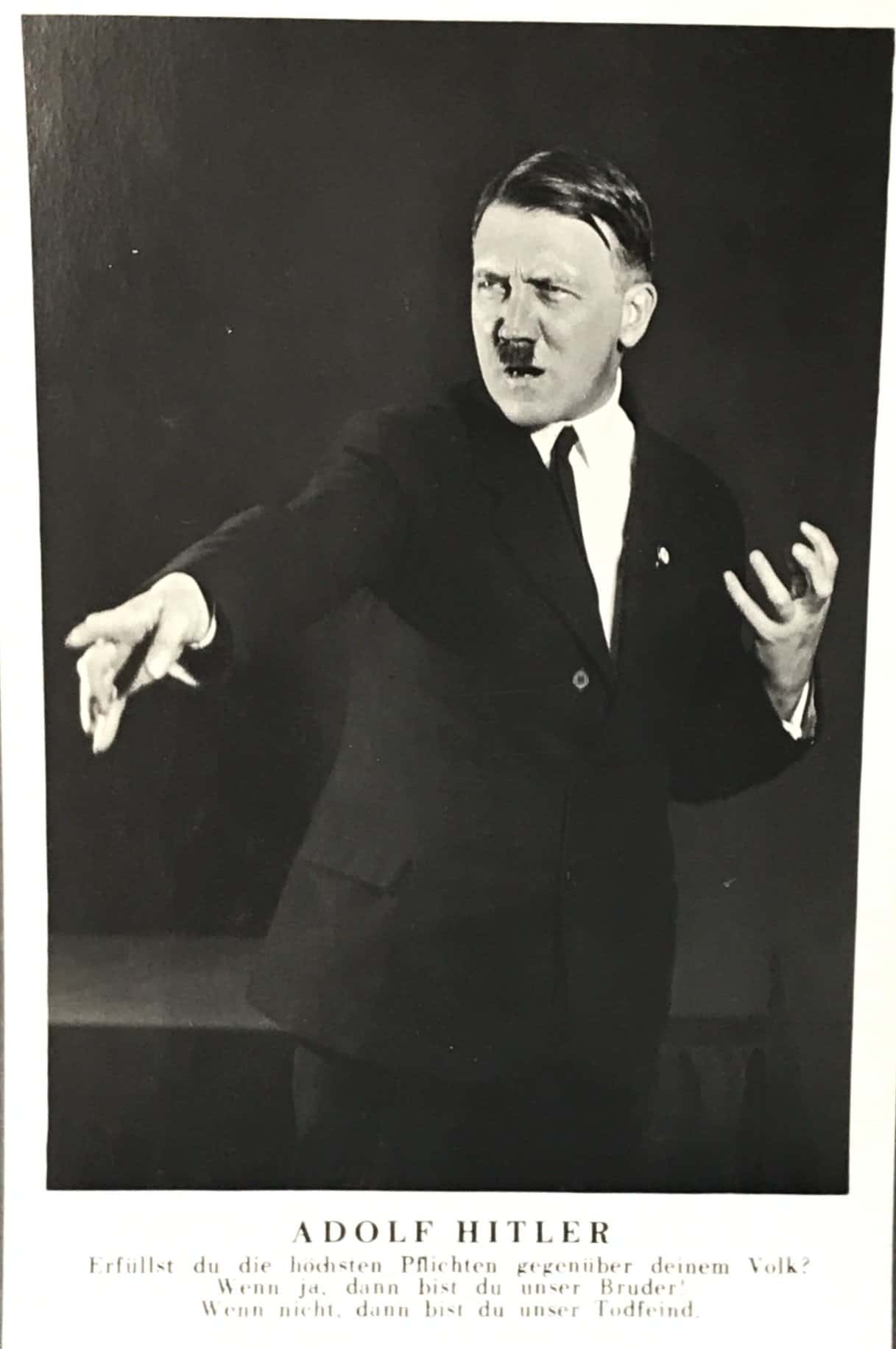 Rare 1920s Hoffman Hitler Photo at Gettysburg Museum