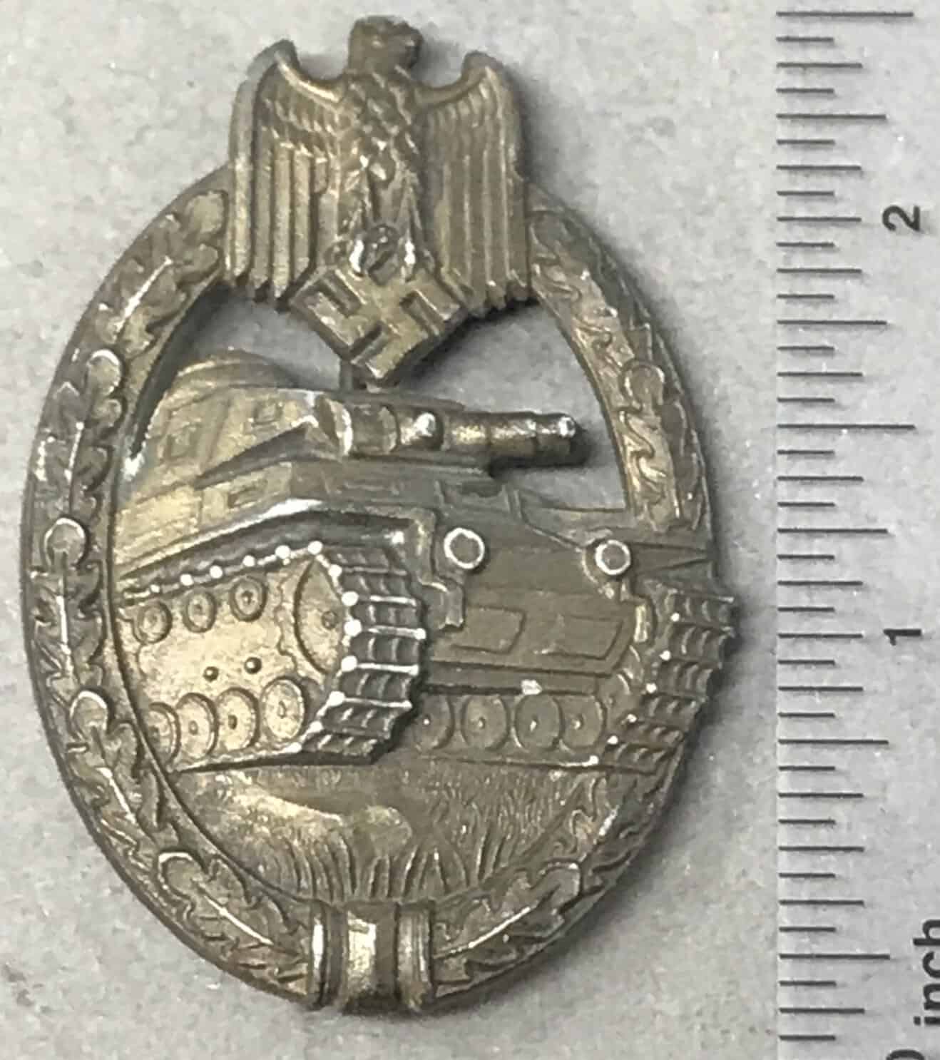 Rare WWII German Bronze Panzer Badge: A Collector's Gem