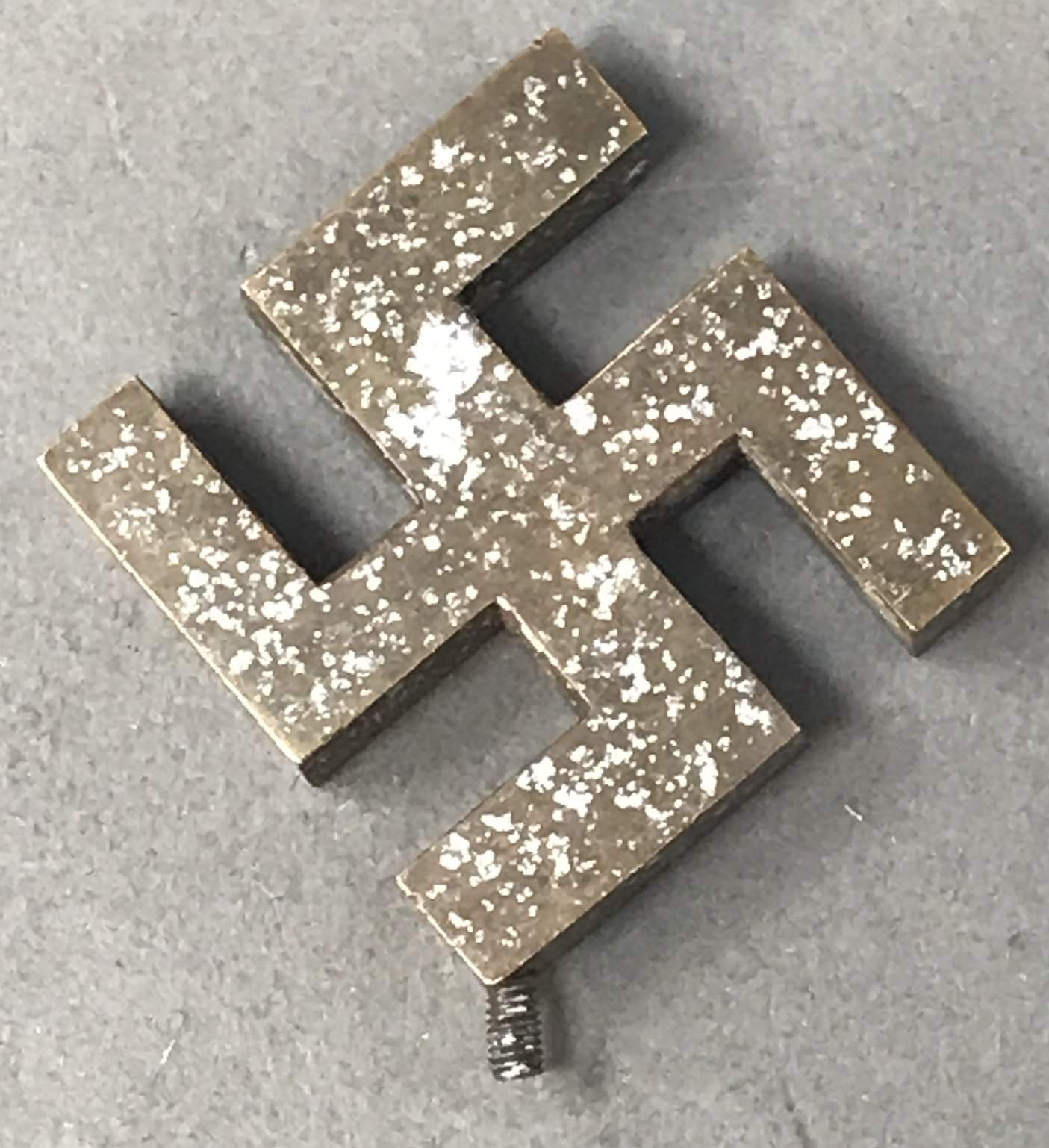 Rare Certified NSDAP Swastika: A Historic WWII Relic