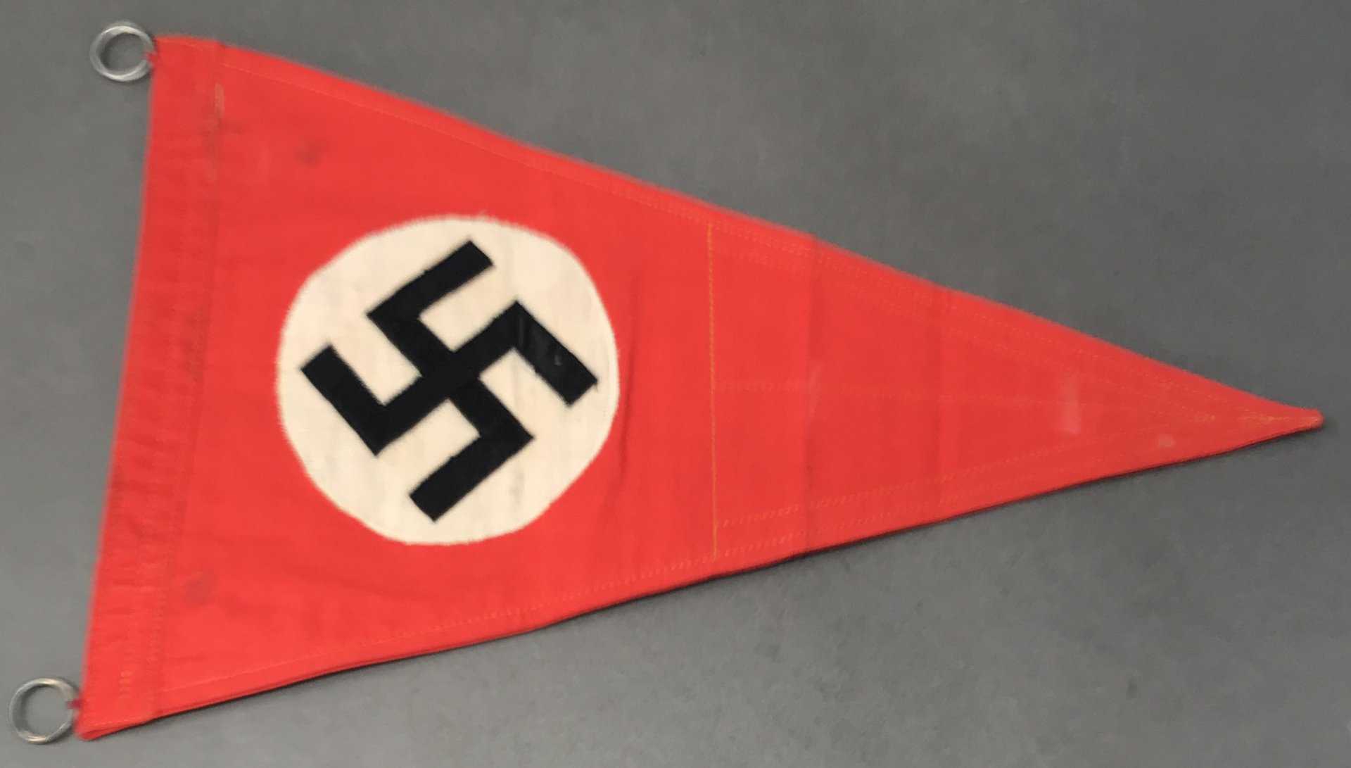 Explore Authentic WWII German NSDAP Vehicle Pennant Relic