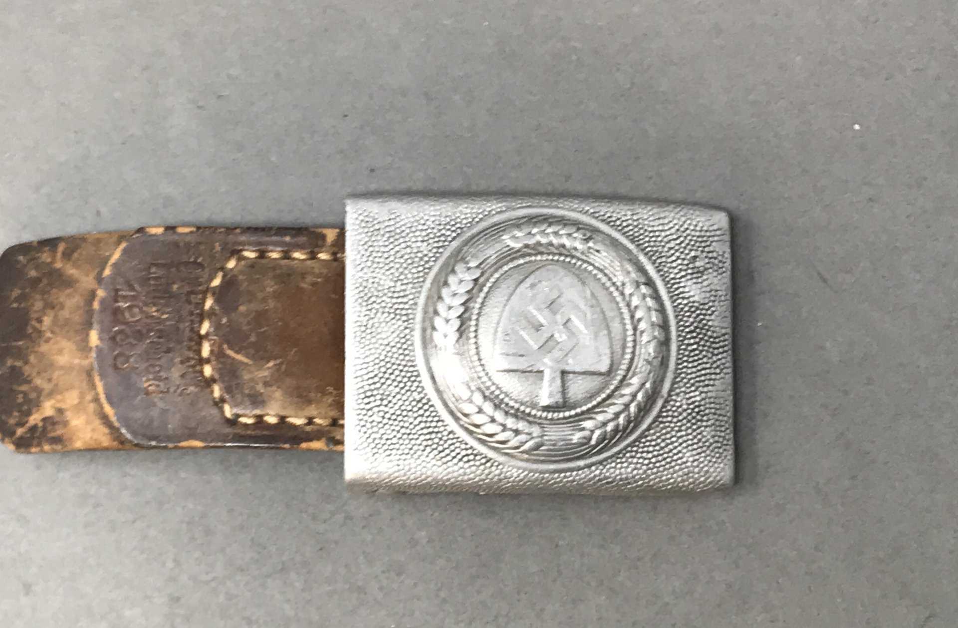 Rare WWII German RAD Belt Buckle: A Historic Trophy