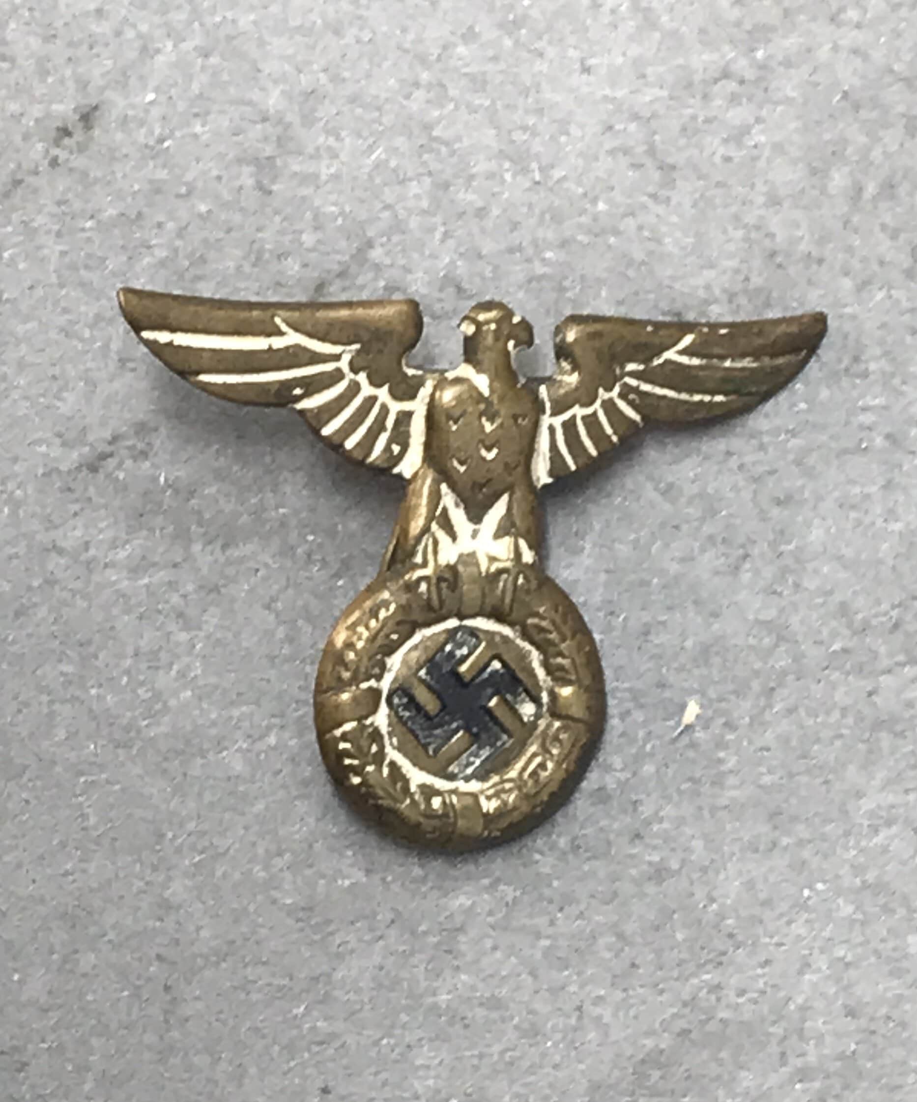 Step into History: Certified 1934 Political Cap Eagle Relic