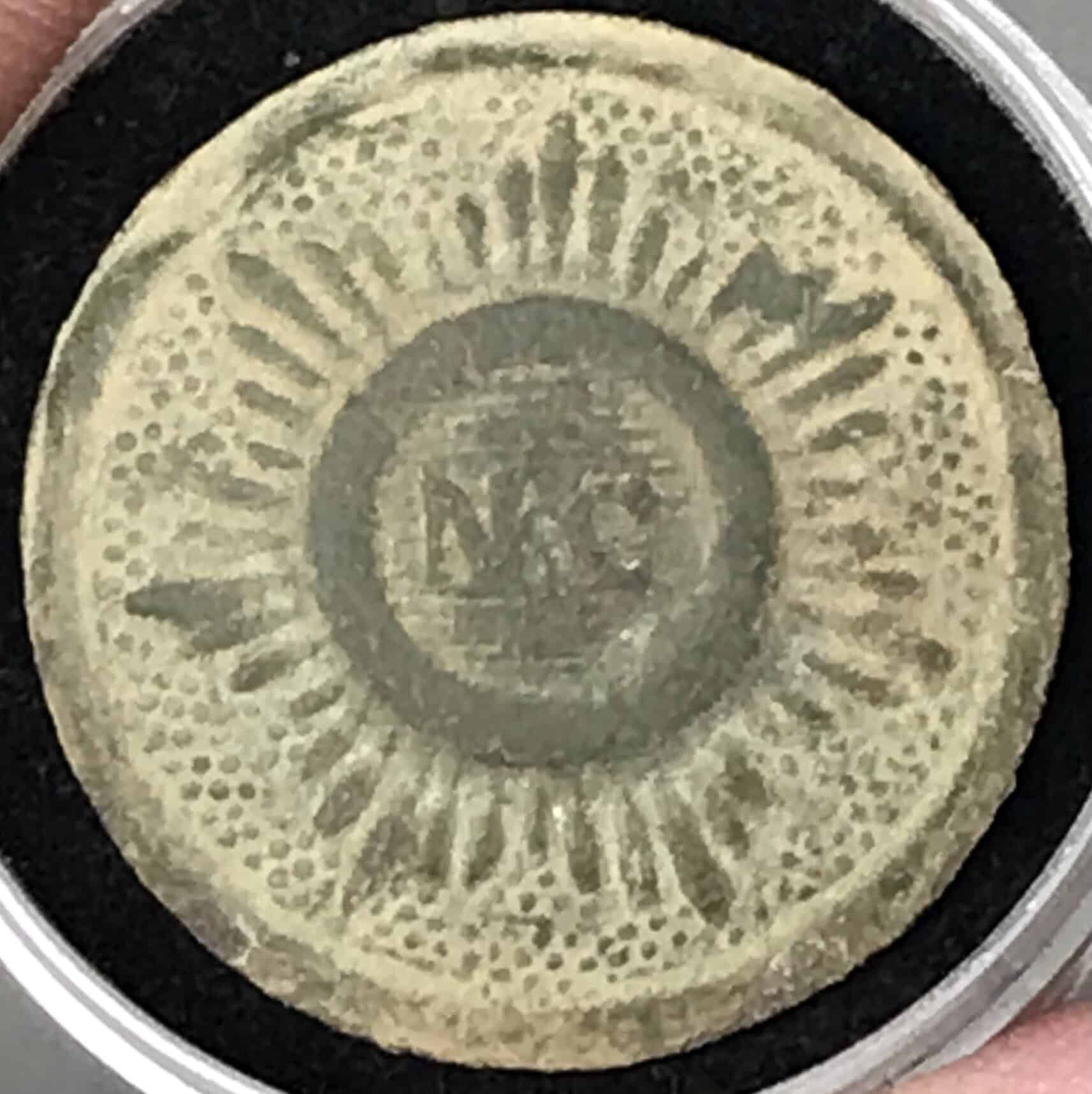 Rare Confederate Sunburst Button from Bowling Green