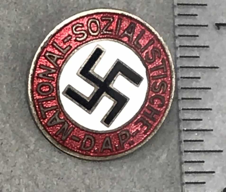 Rare Early German NSDAP Badge - Authentic WWII Relic