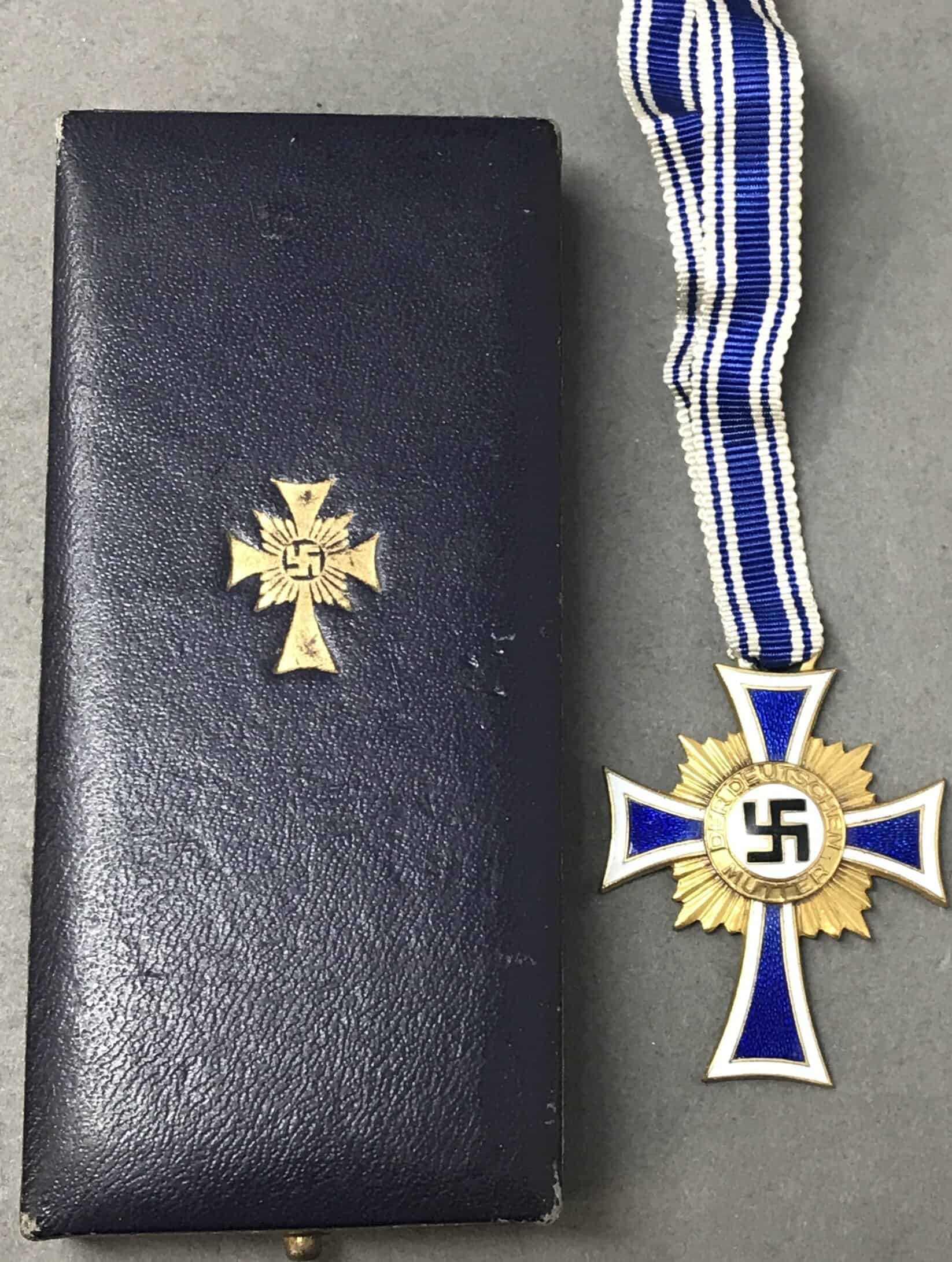 Cased WWII German Honor Cross - Certified and Authentic