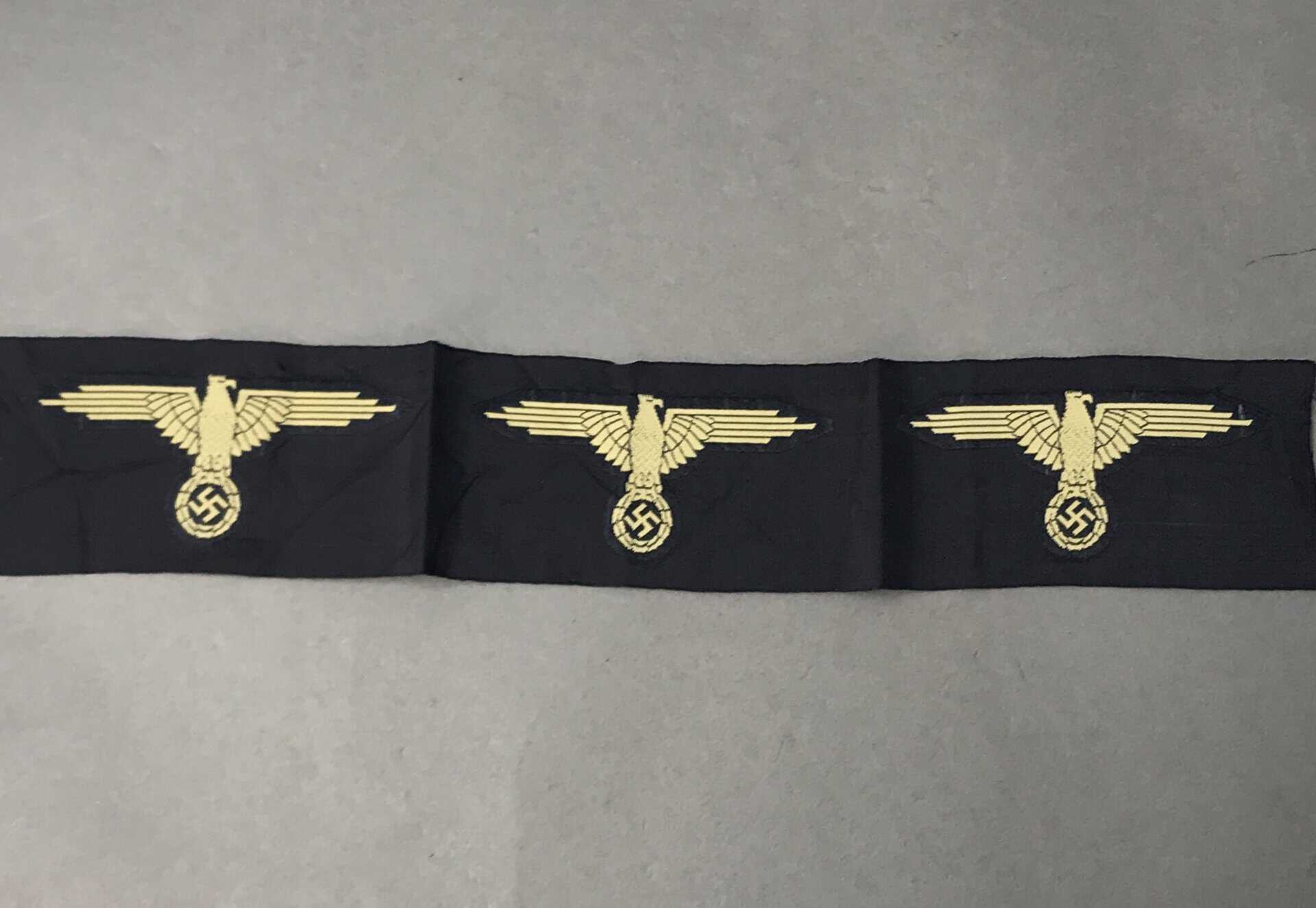 WWII German SS Sleeve Eagles - Authentic Collector's Item