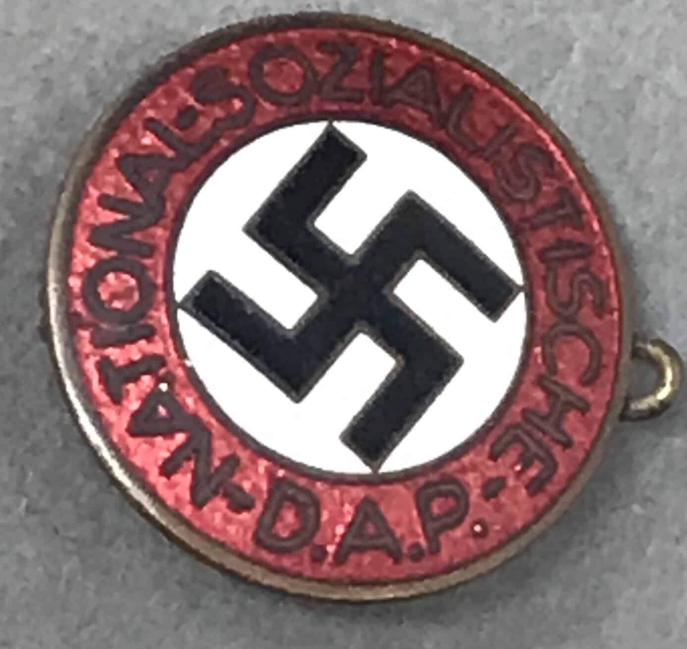 Historic German NSDAP Badge - Gettysburg Museum Certified