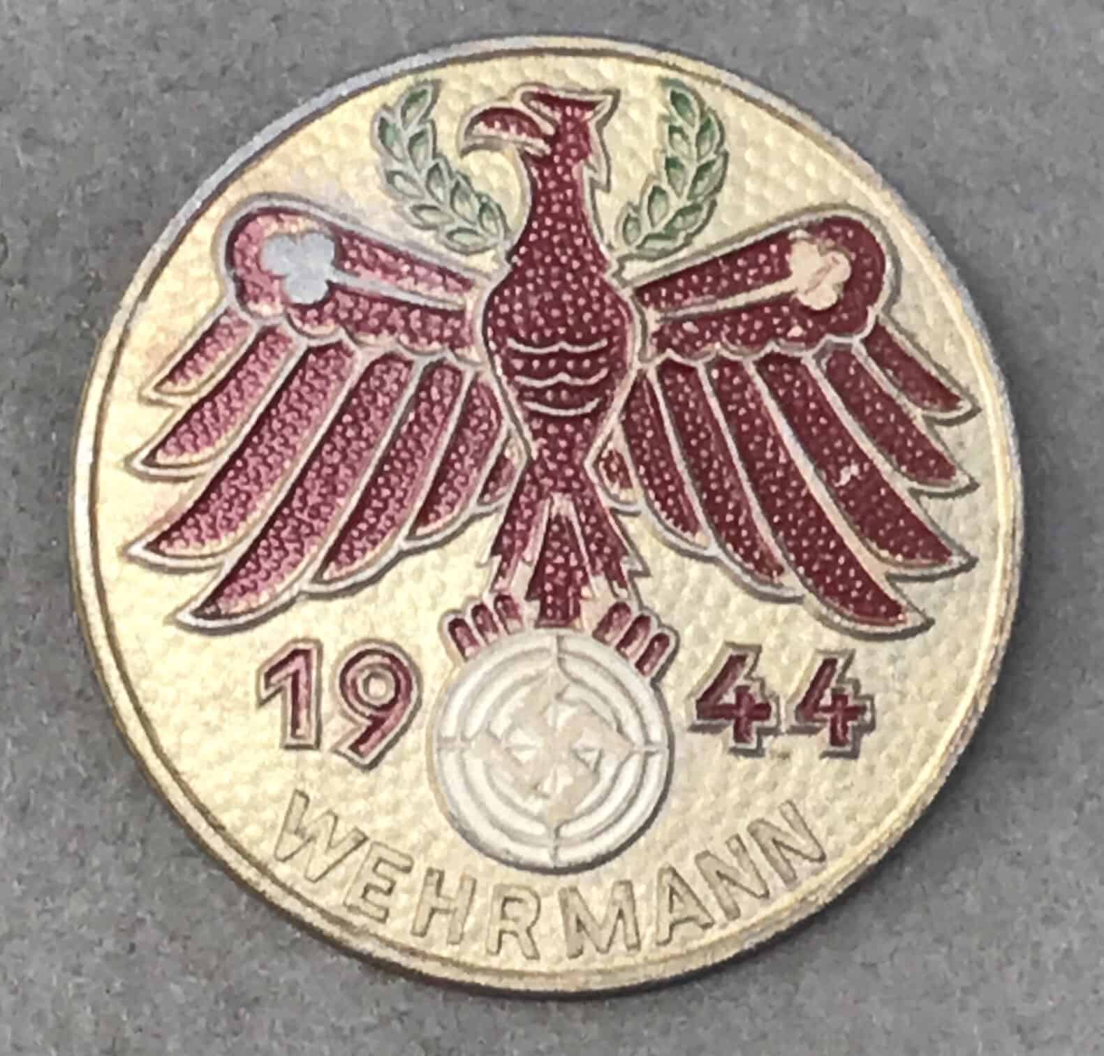 Rare 1944 German NSDAP Shooting Badge - Museum Certified