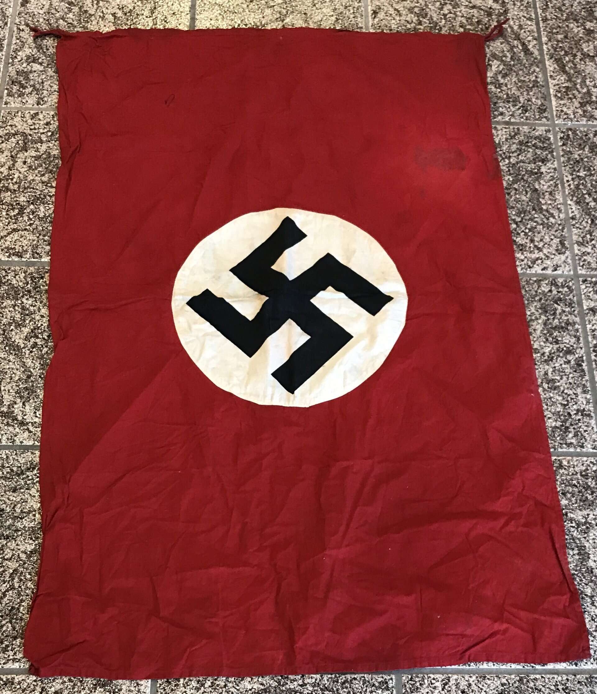 Rare WWII German Nazi Party Flag - Museum Certified