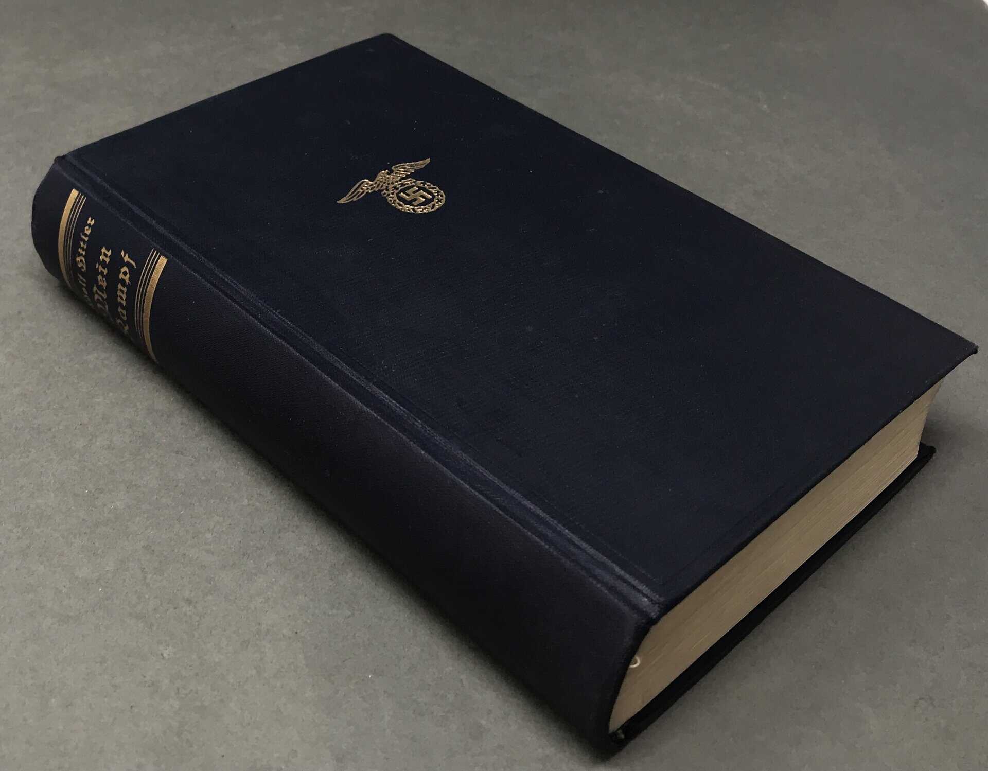 Explore Rare 1938 Edition of Hitler's "Mein Kampf"