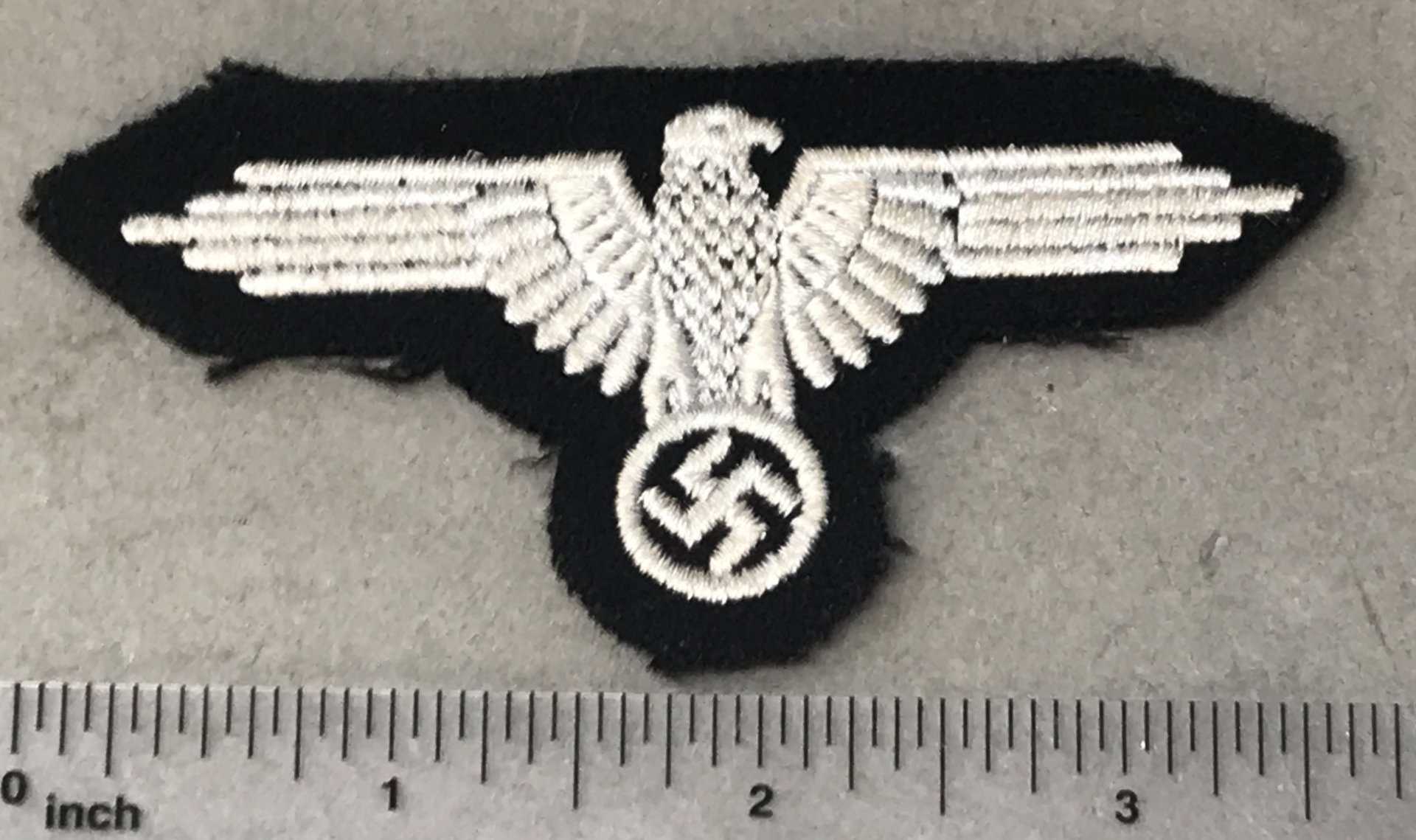 Rare WWII Waffen SS Sleeve Eagle: Authentic & Certified