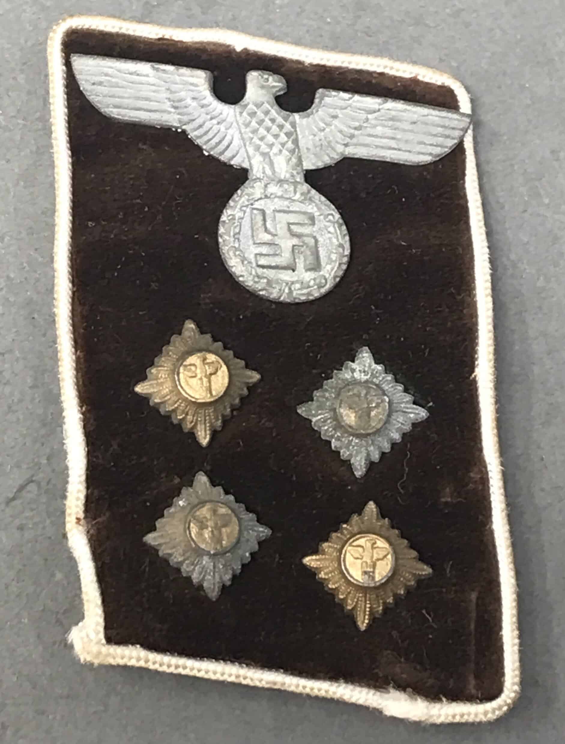 NSDAP Kreisleitung Collar Tab – Certified WWII Relic