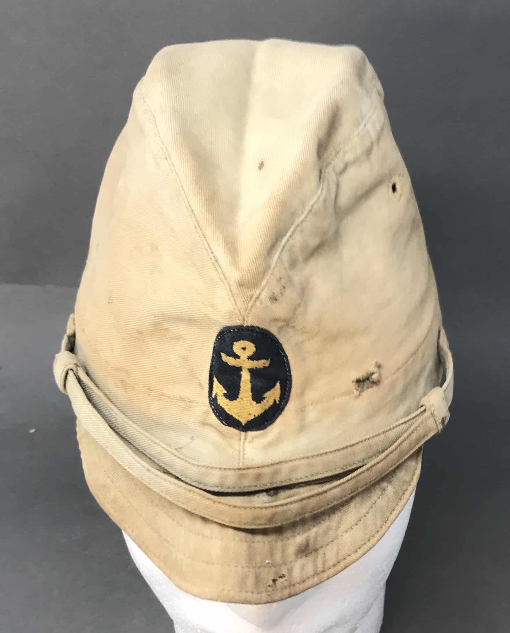 Rare WWII Japanese Marine Field Cap - Authentic & Certified