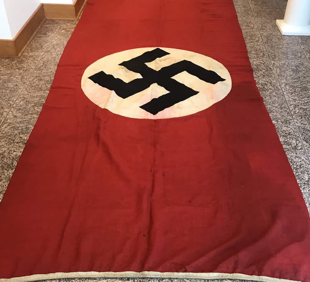 Rare WWII Nazi Party Flag - Authenticated & Certified