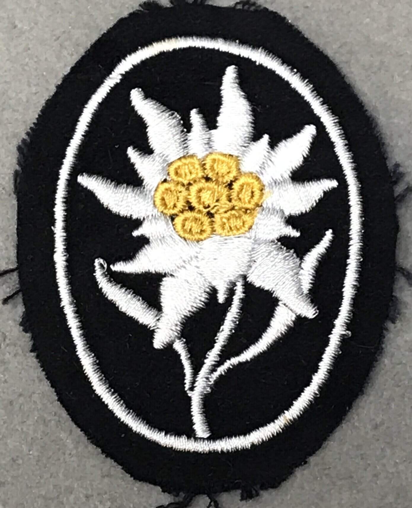 Rare WWII German Waffen SS Edelweiss Sleeve Badge