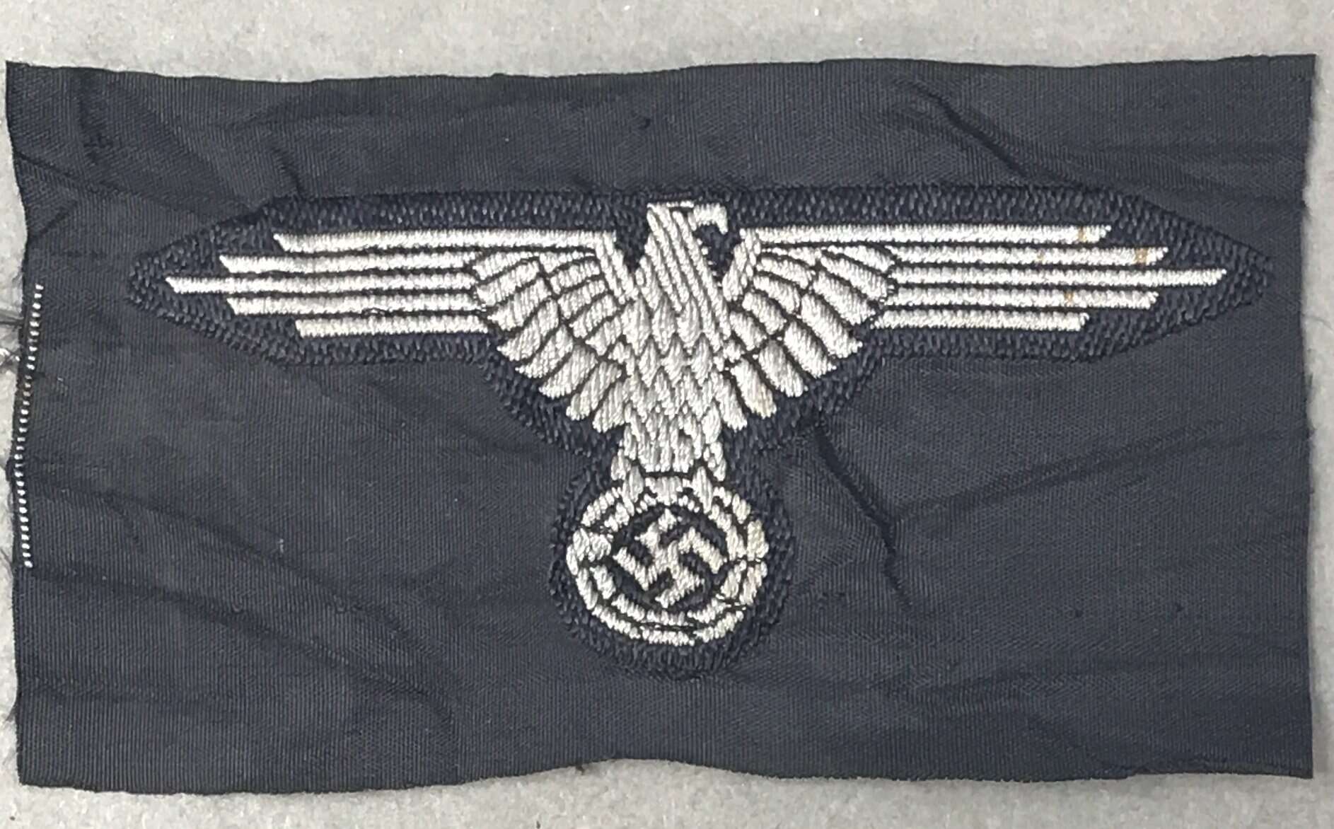 Certified Waffen‑SS NCO/Officer Eagle Patch