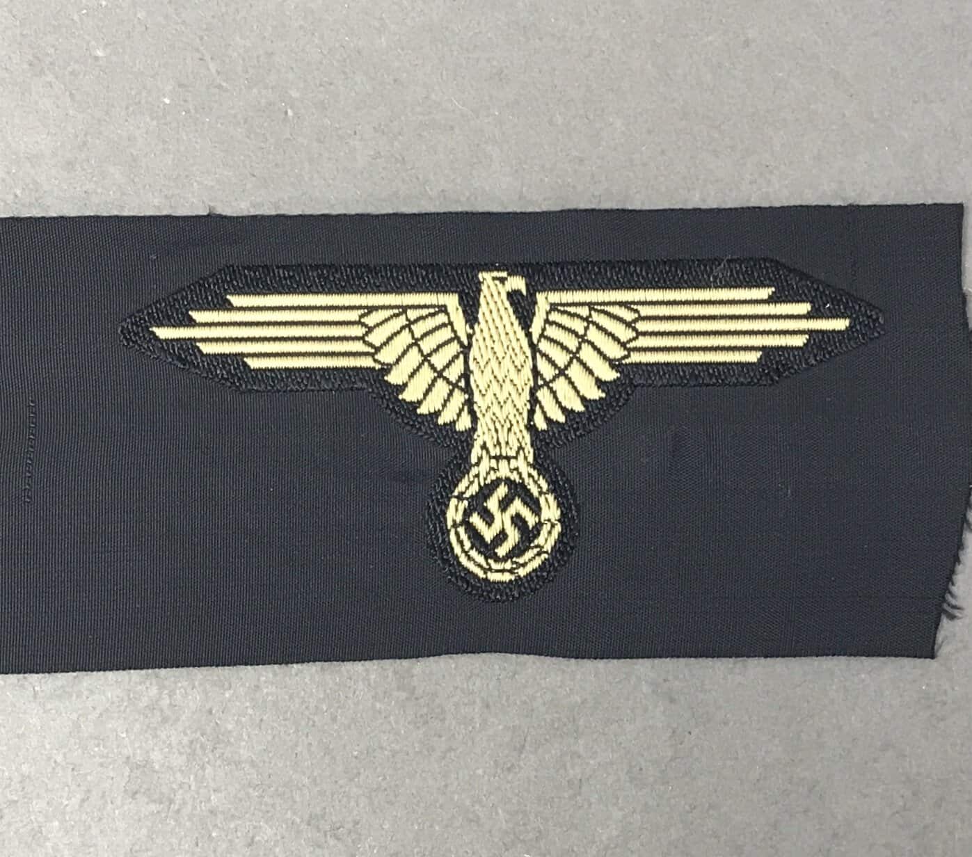Rare WWII German SS Sleeve Eagle - Authenticated & Certified