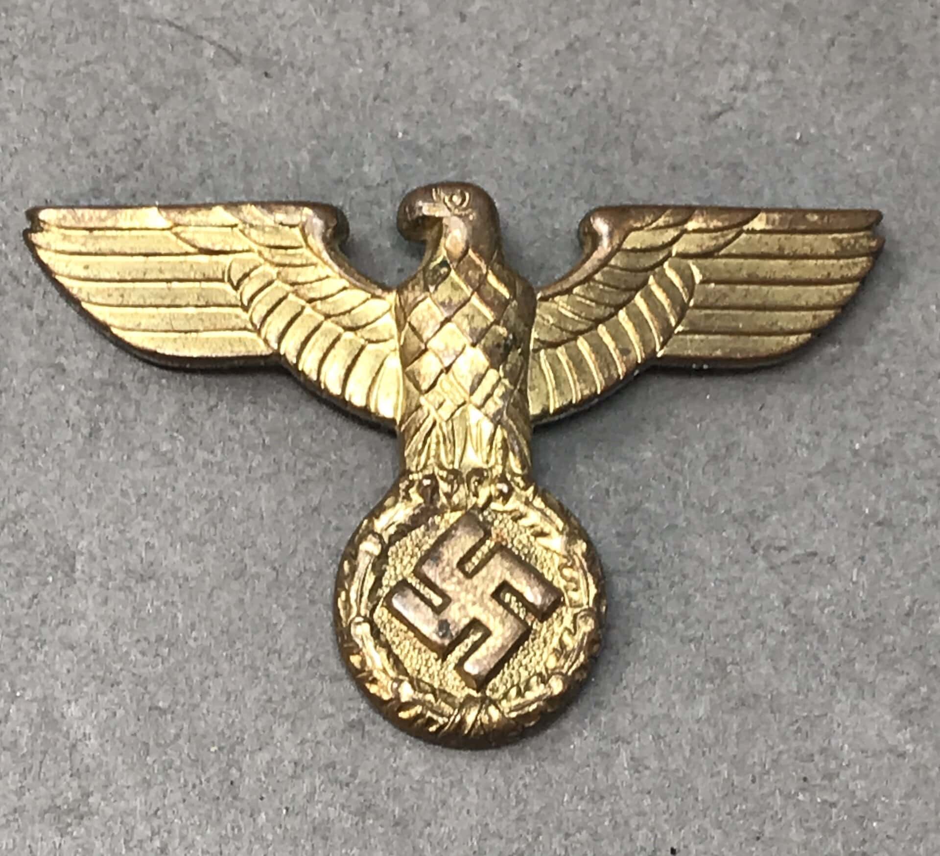 Rare WWII German Political Eagle Cap with COA – Authentic!