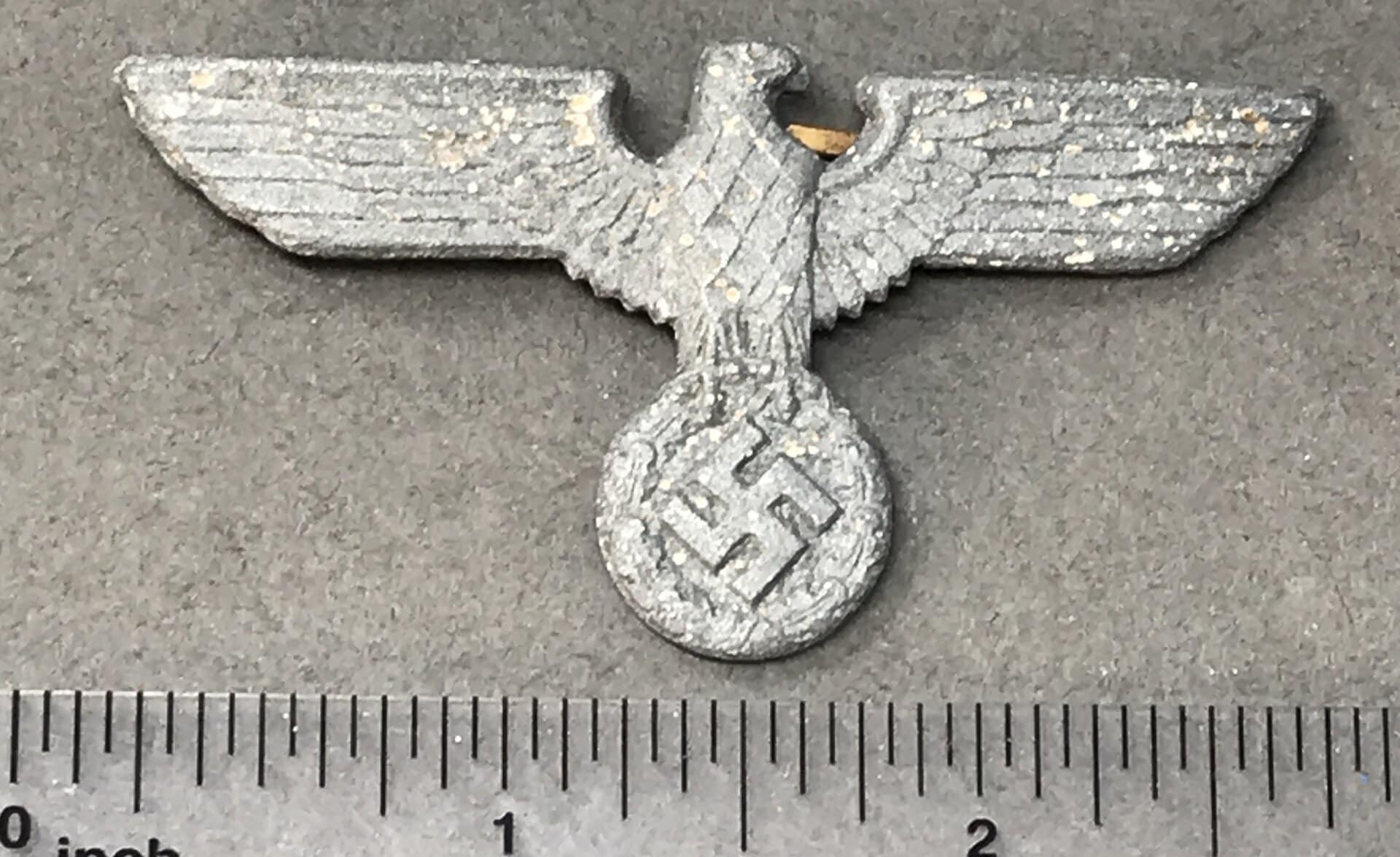 Rare WWII Nazi SA Visor Cap Eagle – U.S. Veteran Trophy