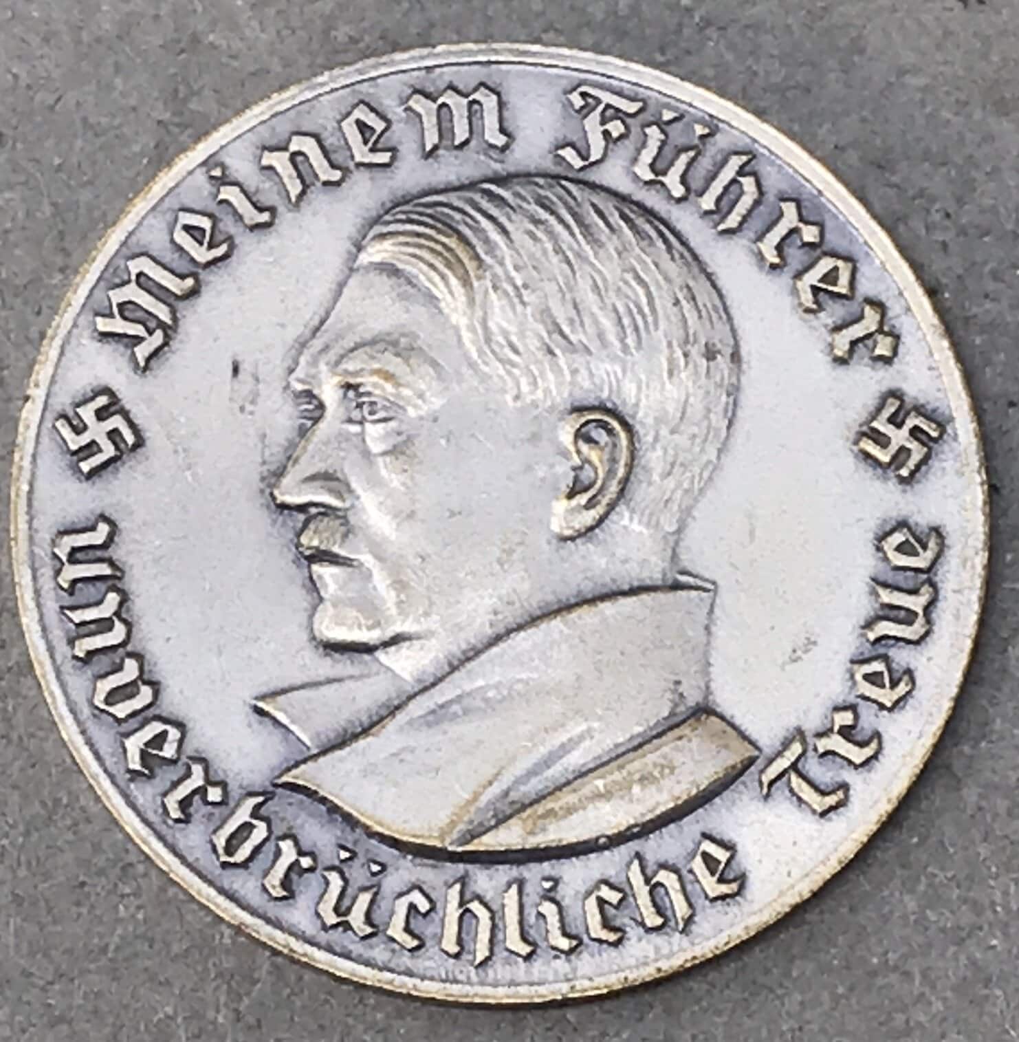 Rare 1934 Hitler Medal - Authentic Museum Certified