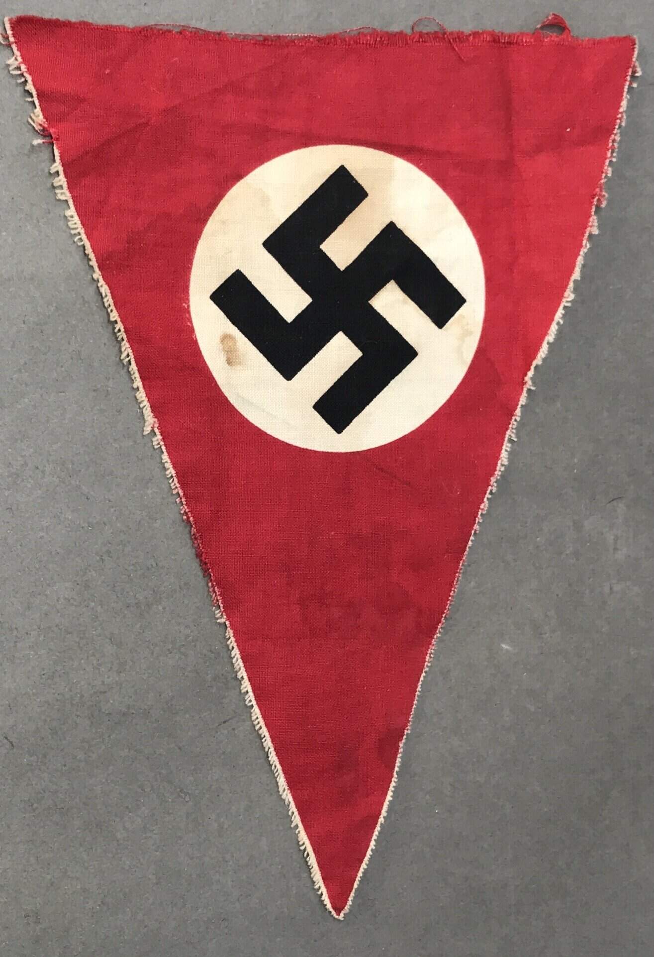 Historic WWII German Parade Flag - Certified Relic
