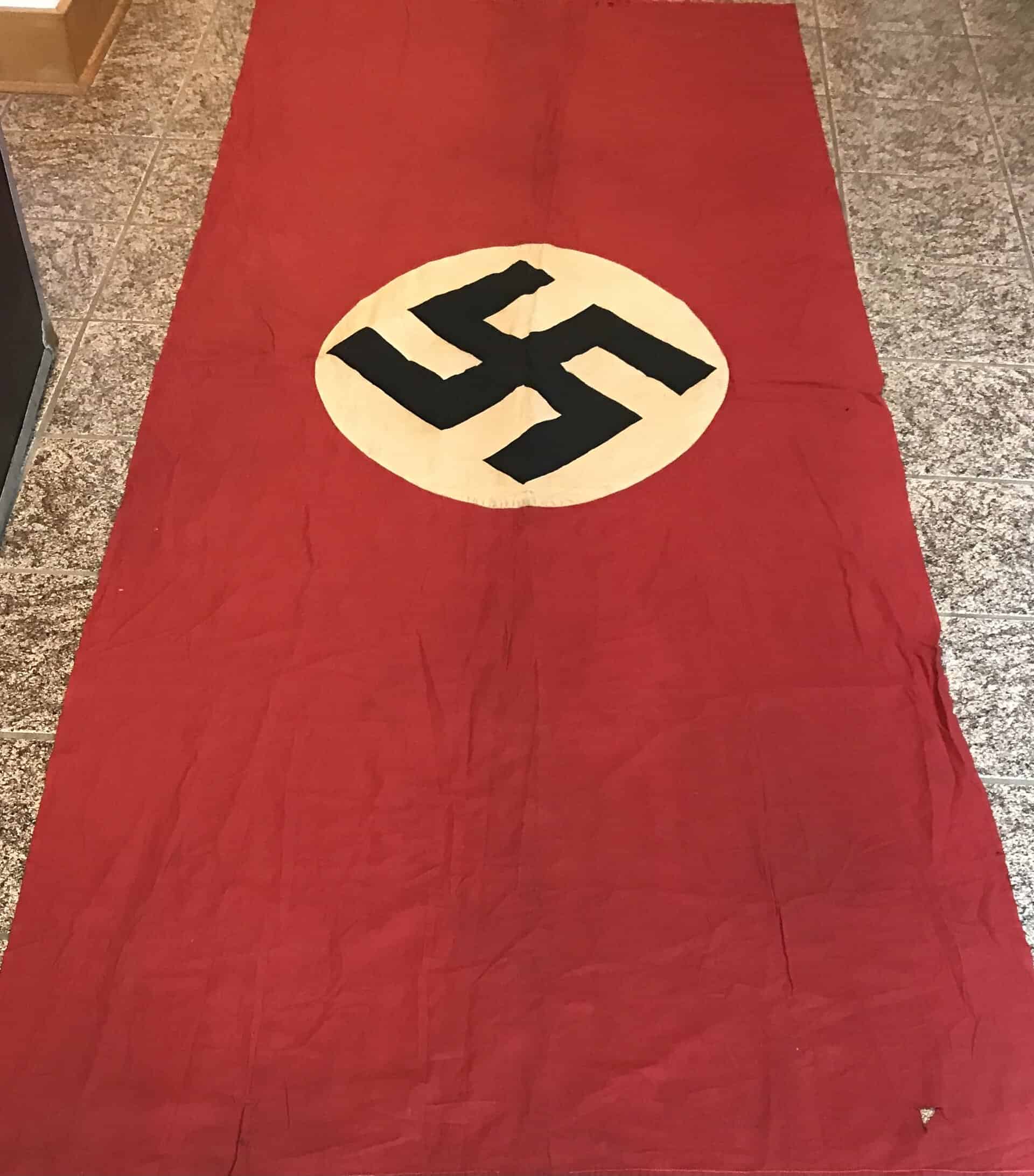 WWII German NSDAP Flag: Rare Authentic Artifact