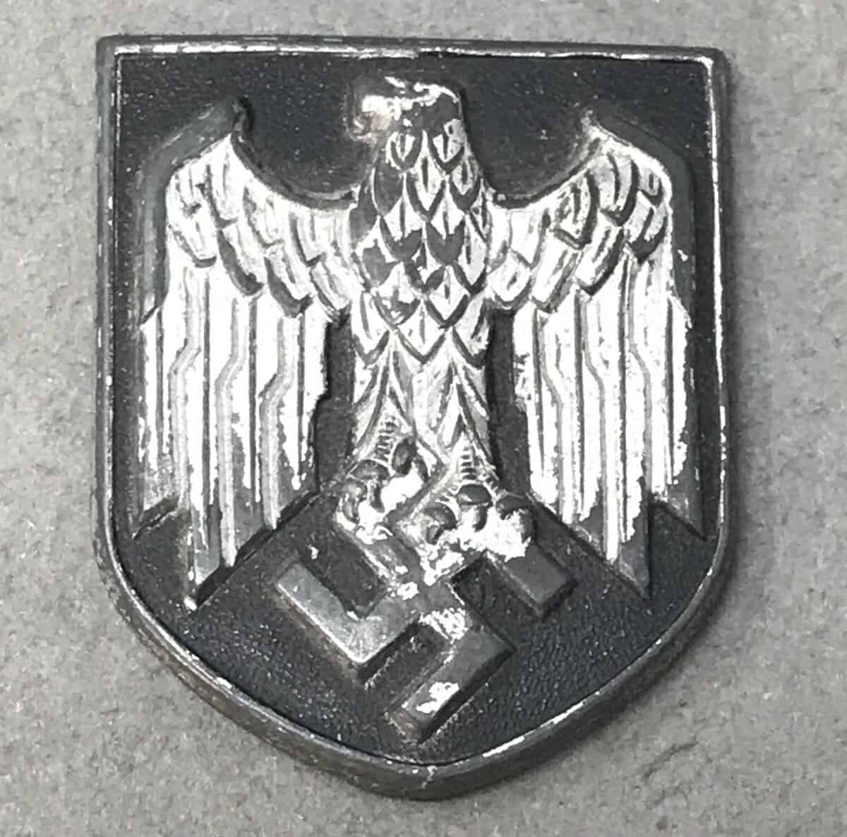 Authentic WWII German Eagle Shield from Veteran Collection
