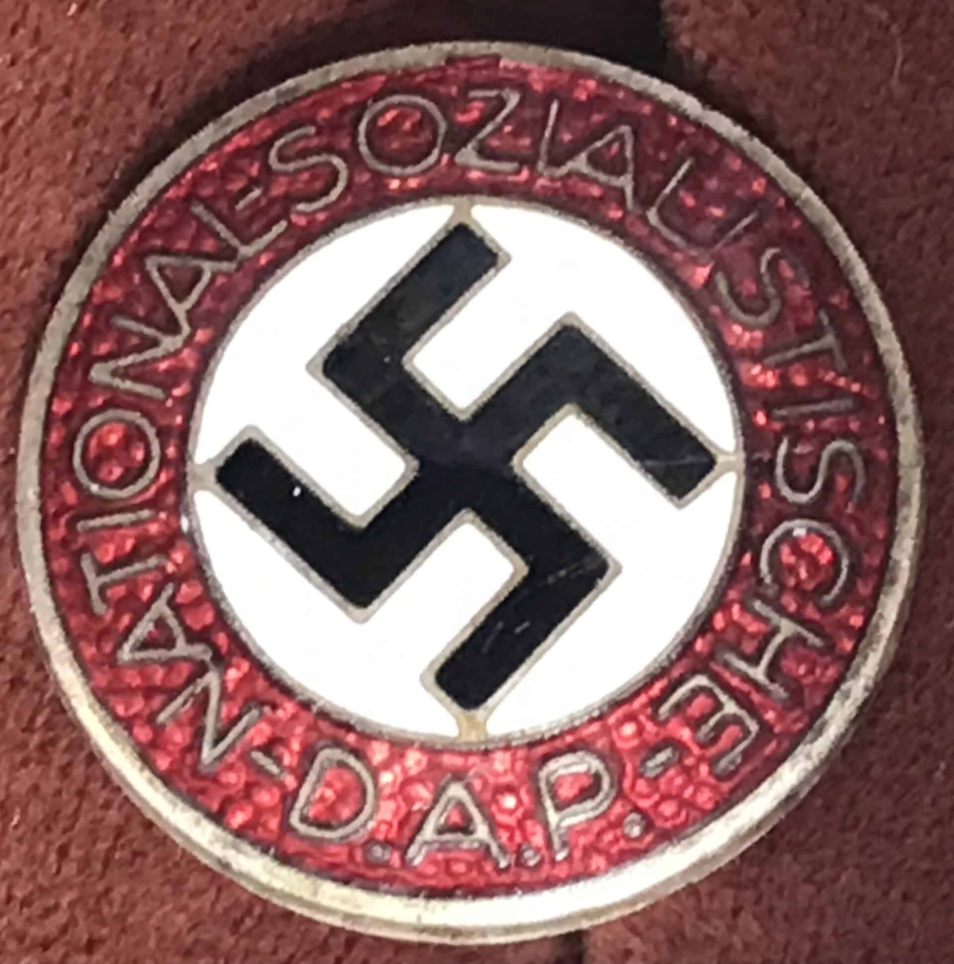 Rare German NSDAP Membership Badge - Certified Authentic