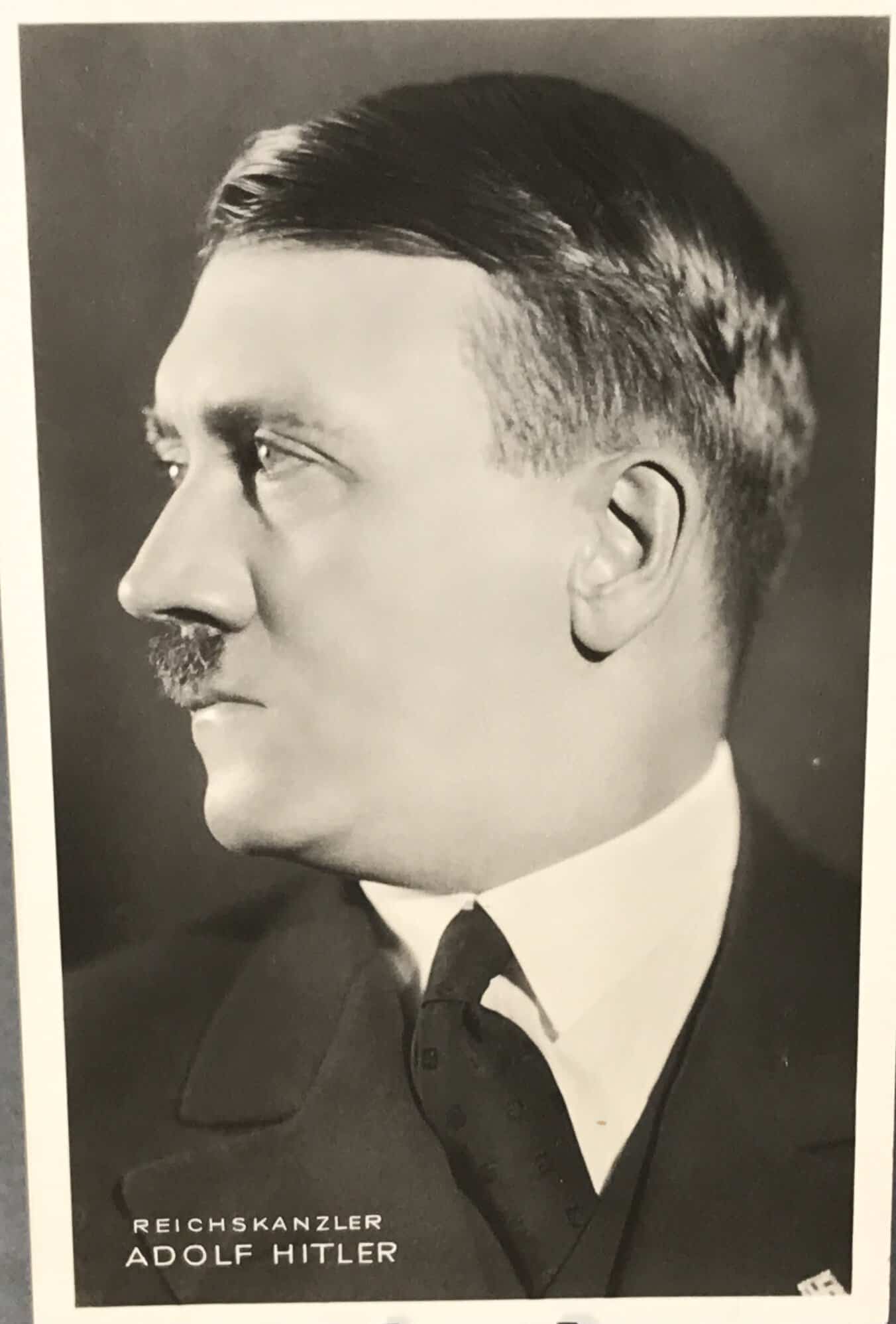 Rare 1933 Hoffmann Adolf Hitler Photo Postcard - Museum COA