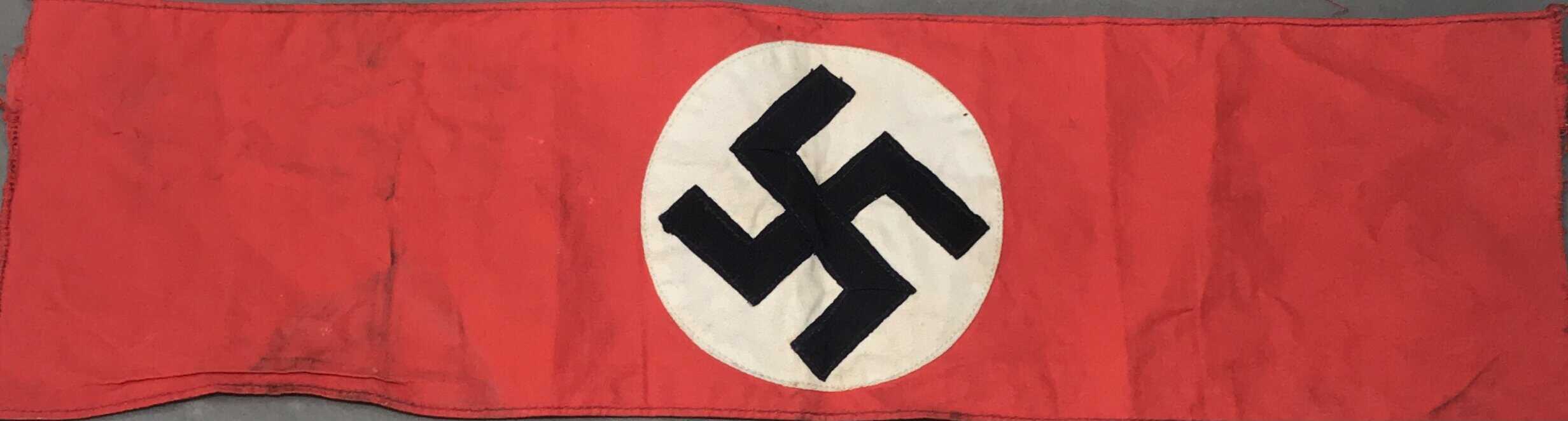 Deluxe Nazi Armband w/ RZM Tag | Museum Certified