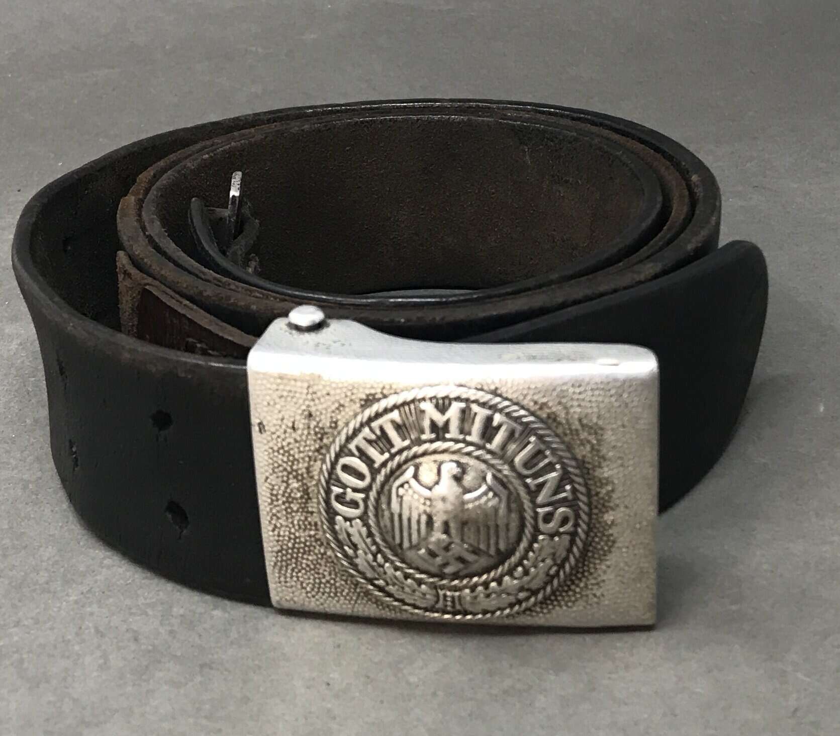 WWII German Army Belt Buckle - A Certified Relic