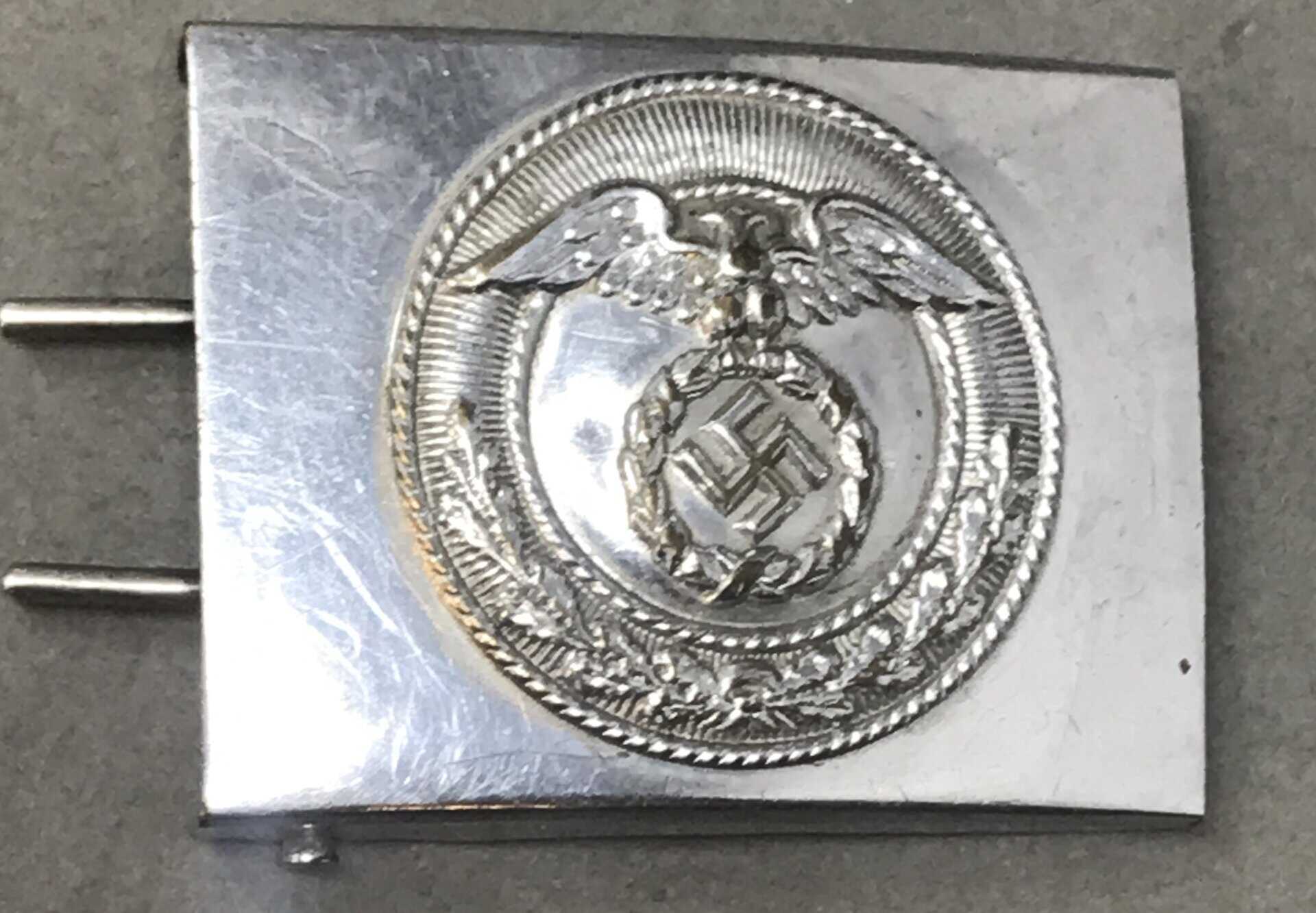 Rare NSKK German Belt Buckle - Authentic WWII Relic