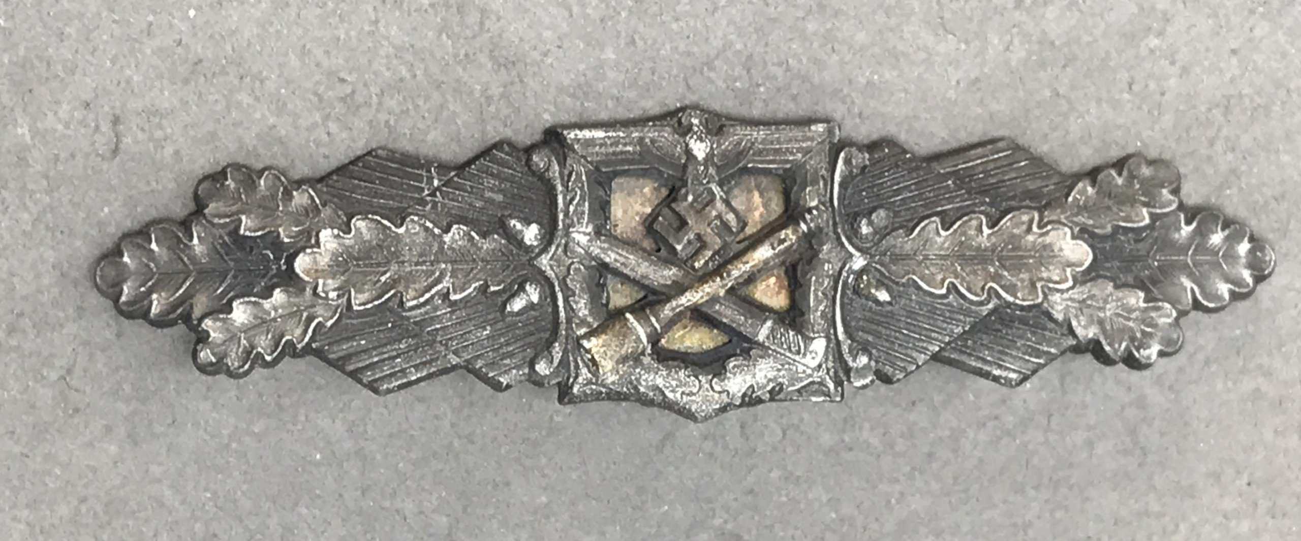 Rare WWII German Silver Combat Clasp – Certified Relic