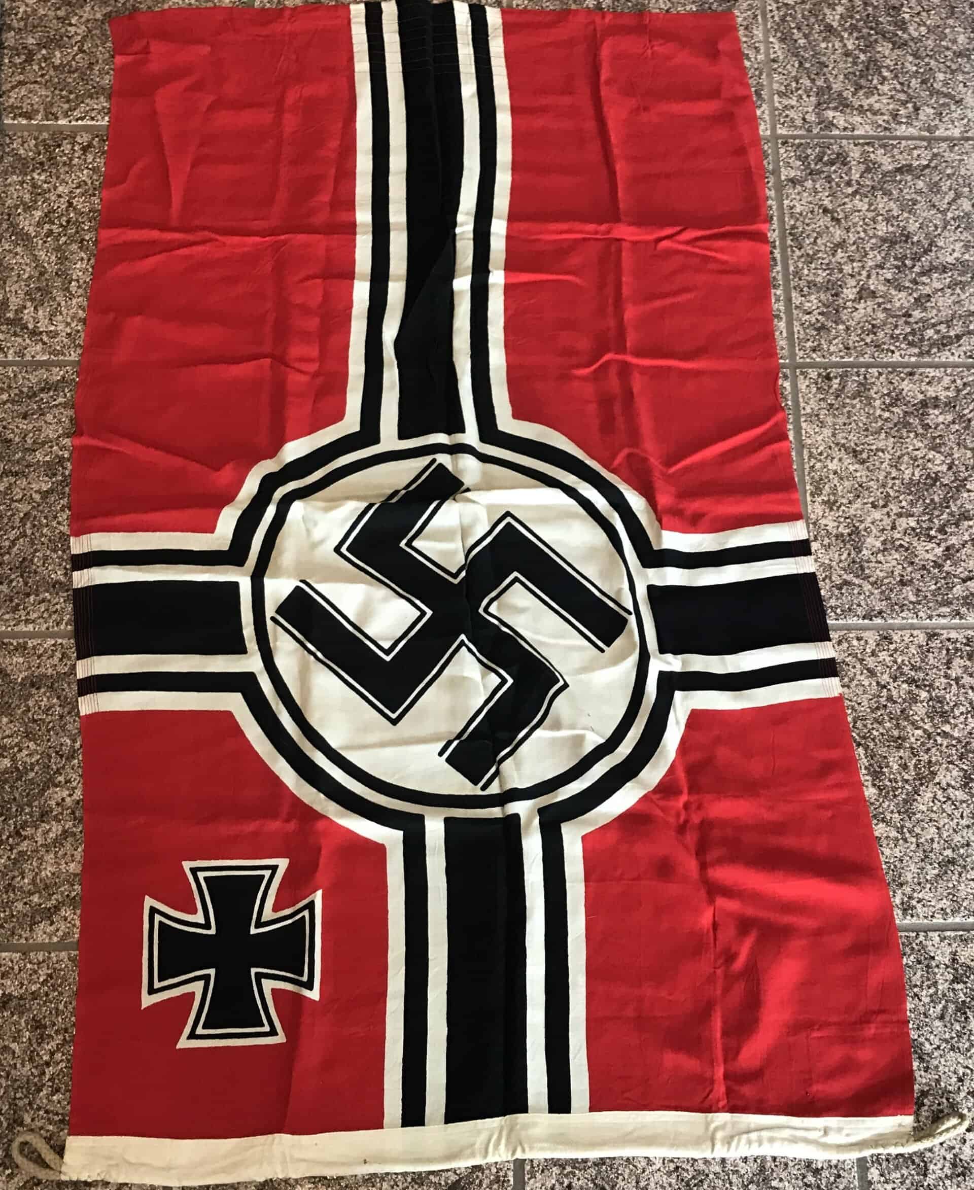 Rare WWII Nazi War Flag Certified by Gettysburg Museum