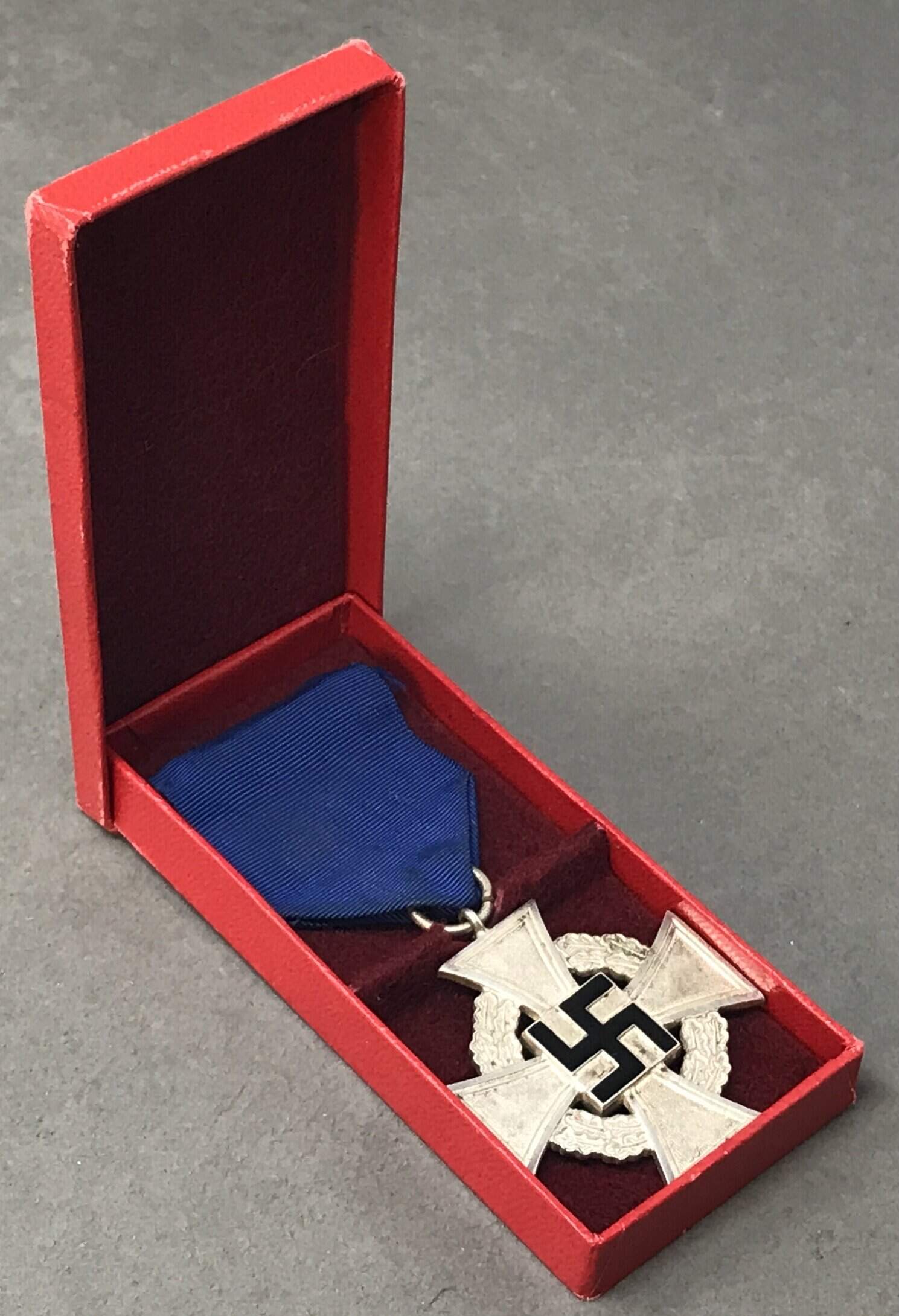 Authentic WWII German Faithful Service Medal – Rare Find