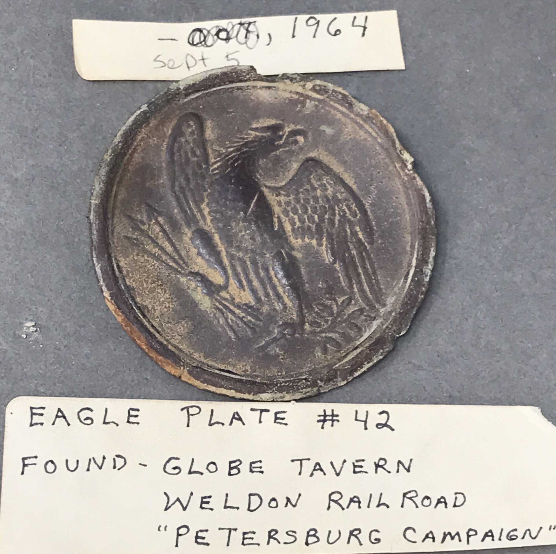 Original Civil War Eagle Breast Plate | Petersburg Relic