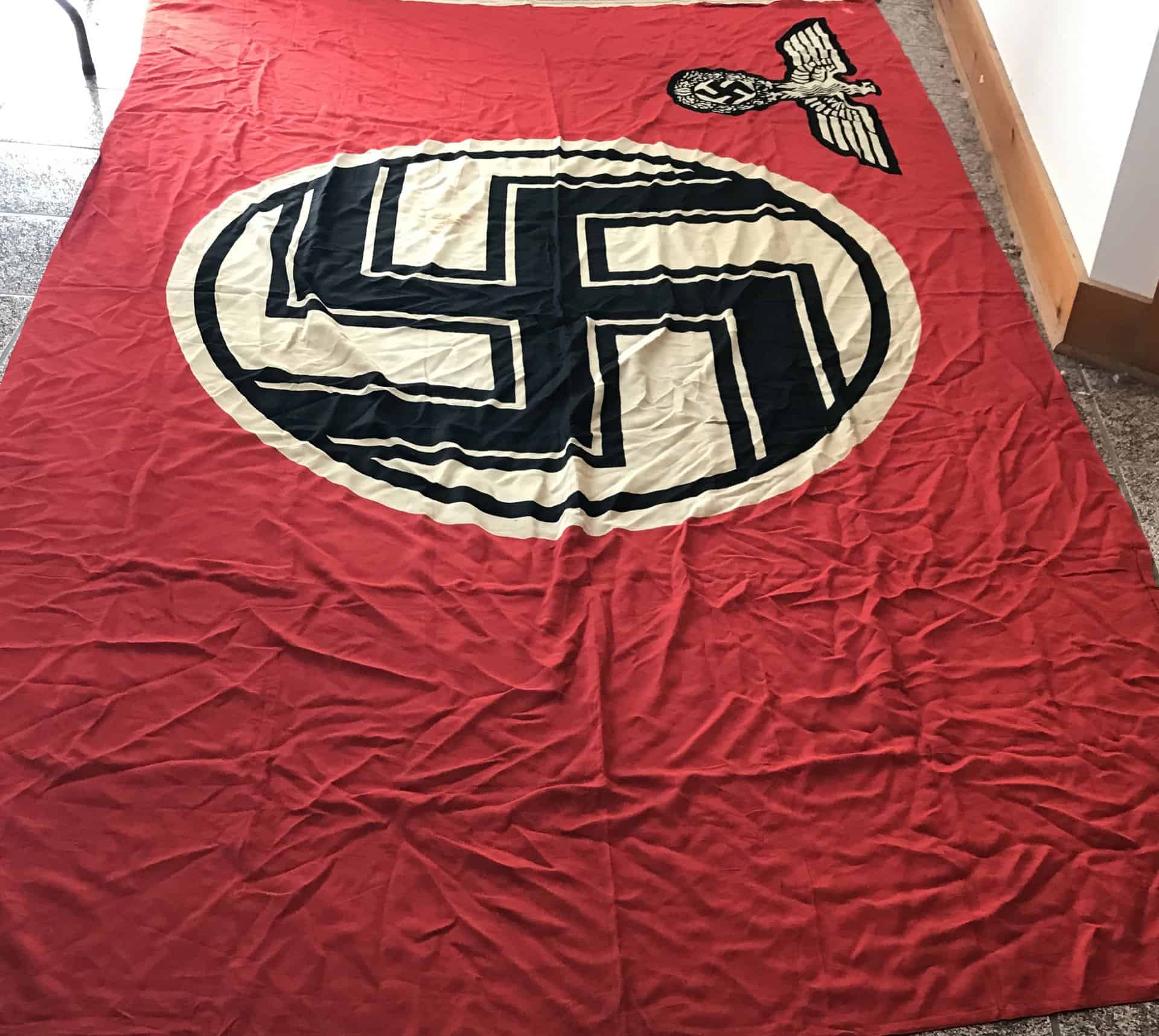 WWII German NSDAP Flag: A U.S. Veteran's Trophy