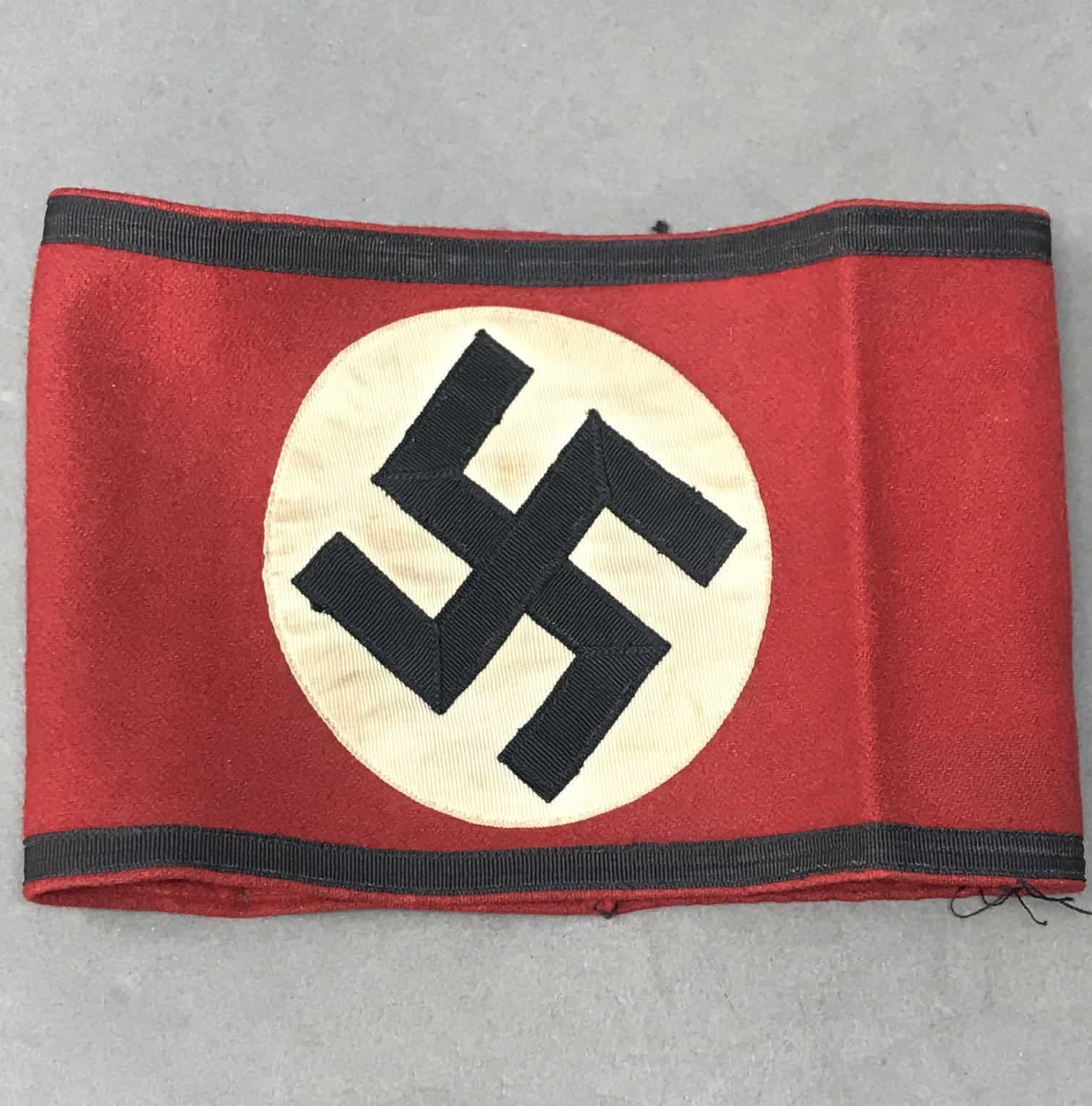 Outstanding WWII Nazi SS Armband - Rare Collectible