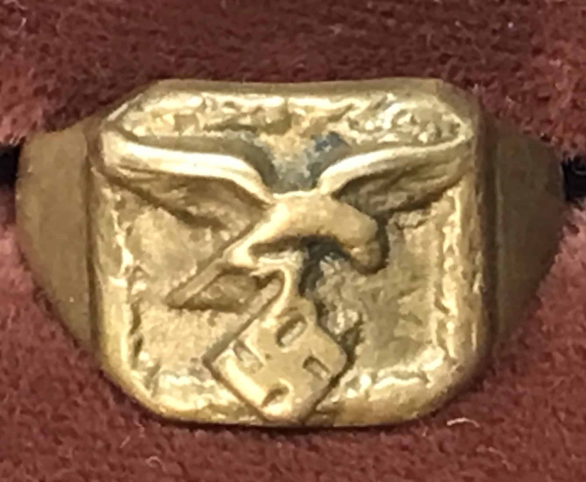 Authentic WWII German Luftwaffe Ring with COA