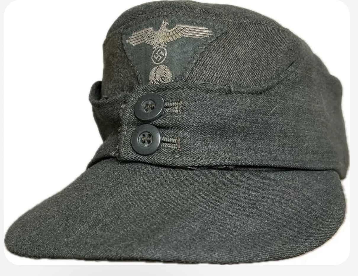 Rare WWII Waffen SS M43 Field Cap – Certified Relic