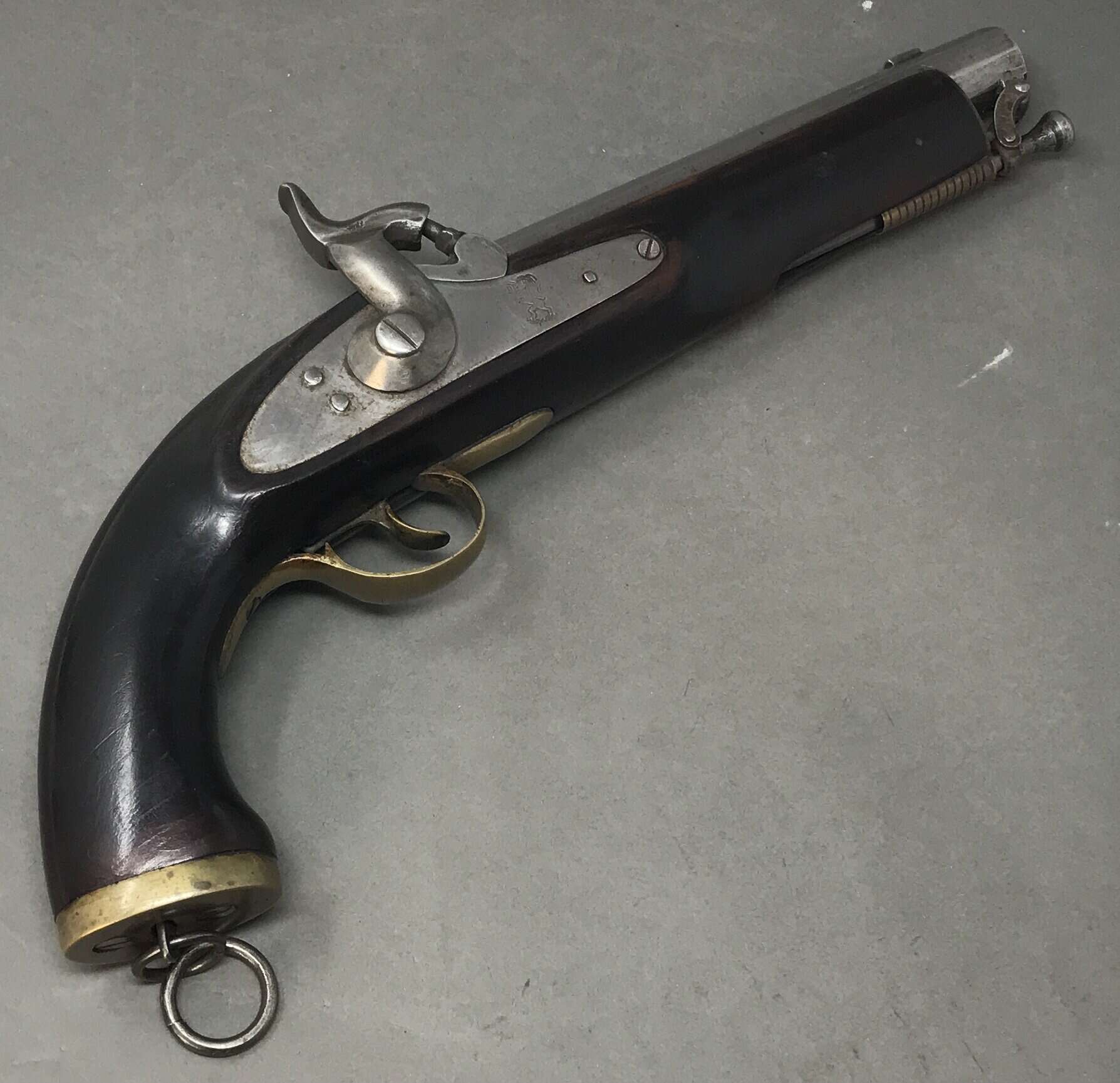 Original Civil War .58 Cap & Ball Horse Pistol – COA