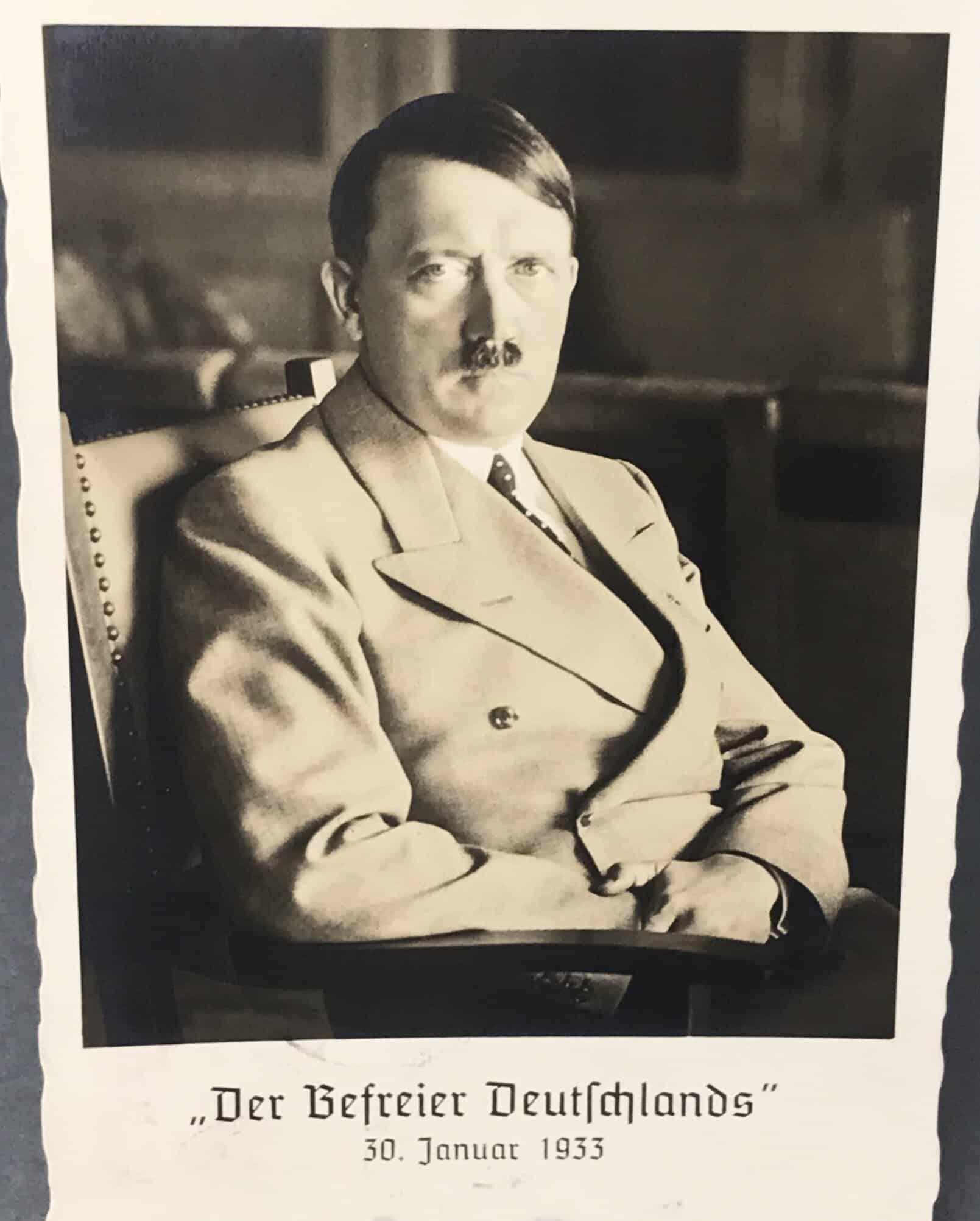 Rare 1930s Adolf Hitler Photo - Certified Collectible